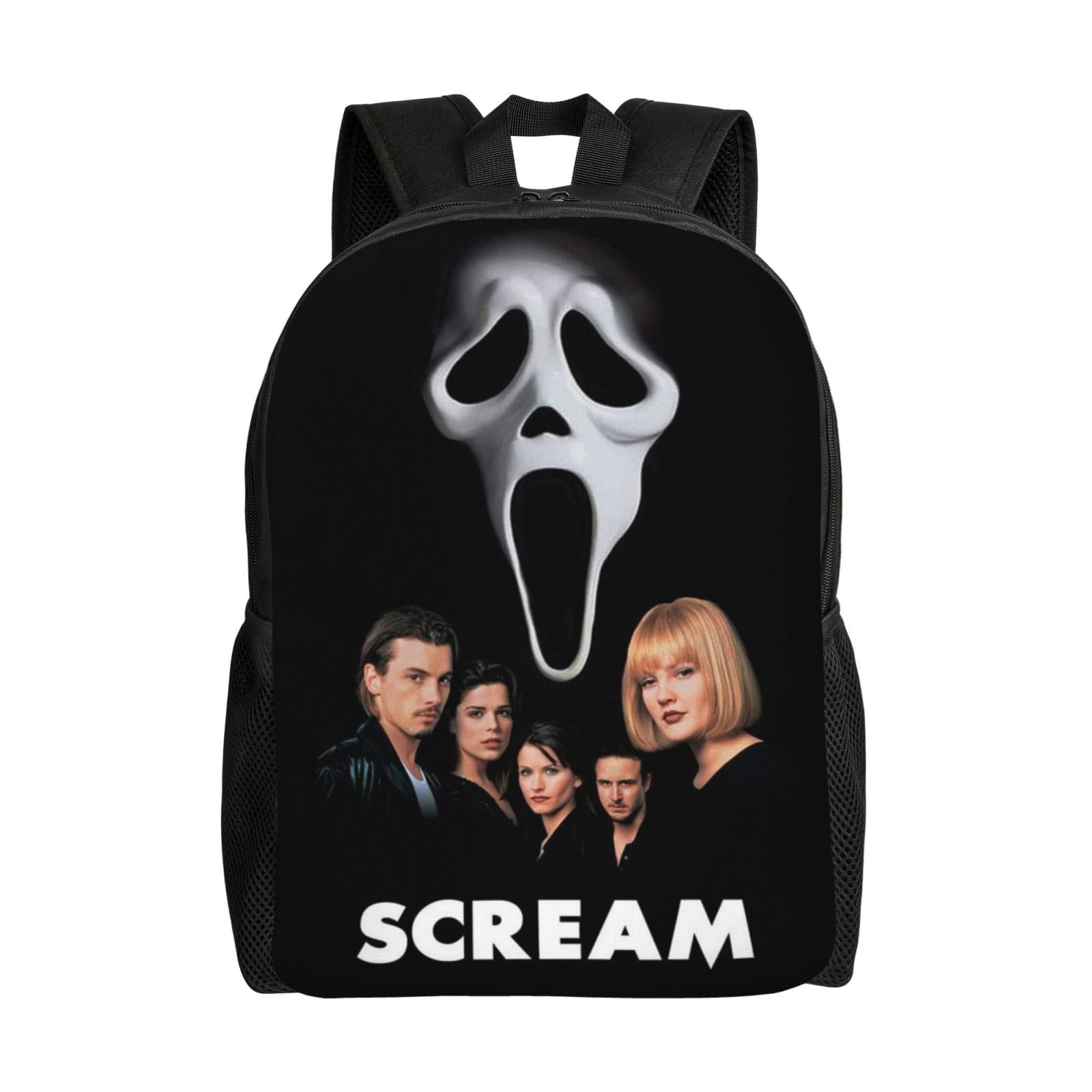 Scream Ghostface Killer Backpack Casual Adjustable Bookbag School Bag ...
