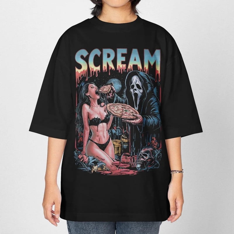 Scream Ghostface Killer Boogeyman Horror Scary Movie T-Shirt Unisex S ...