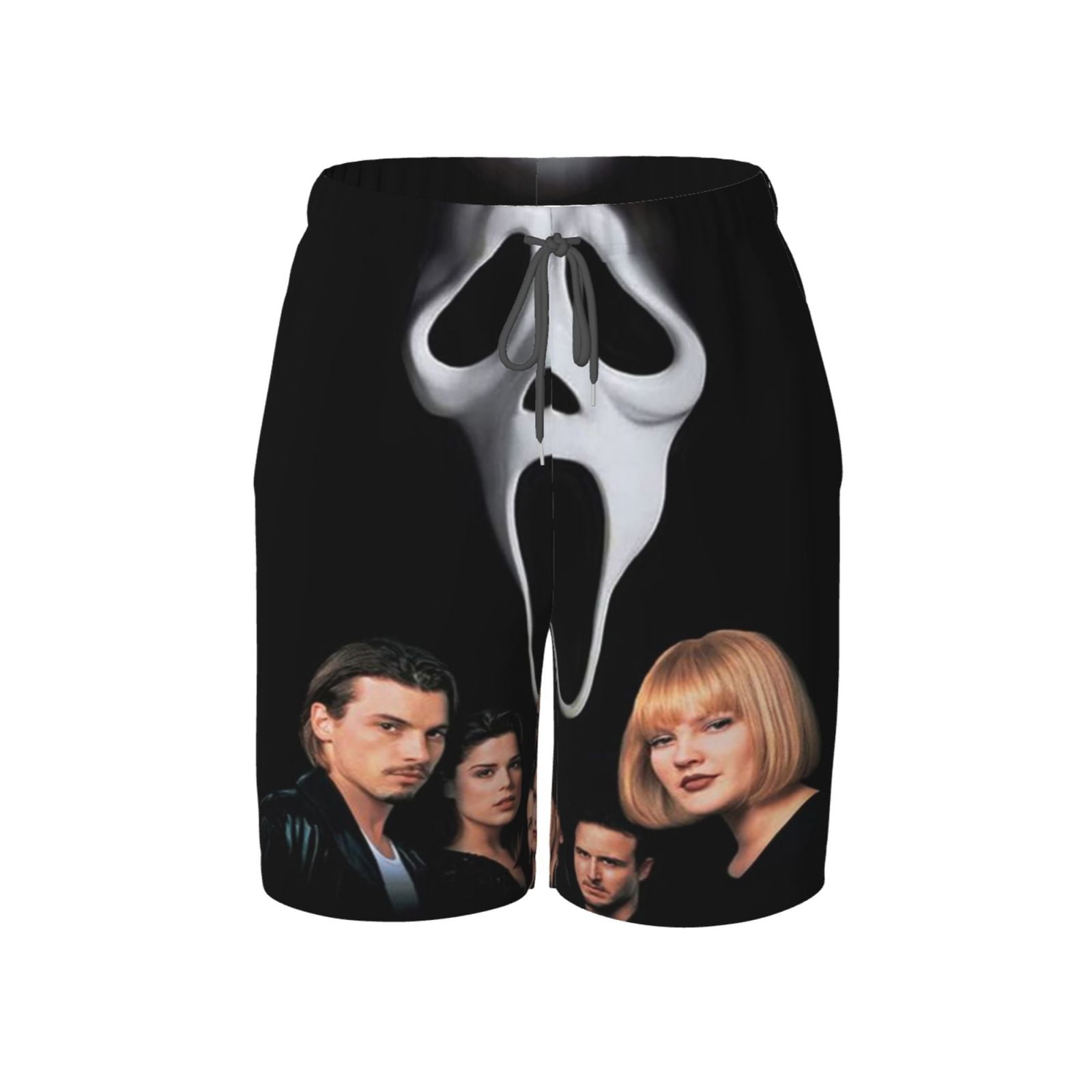 Scream Ghostface Killer Boy's Swim Trunks Quick Dry Teen Board Shorts ...