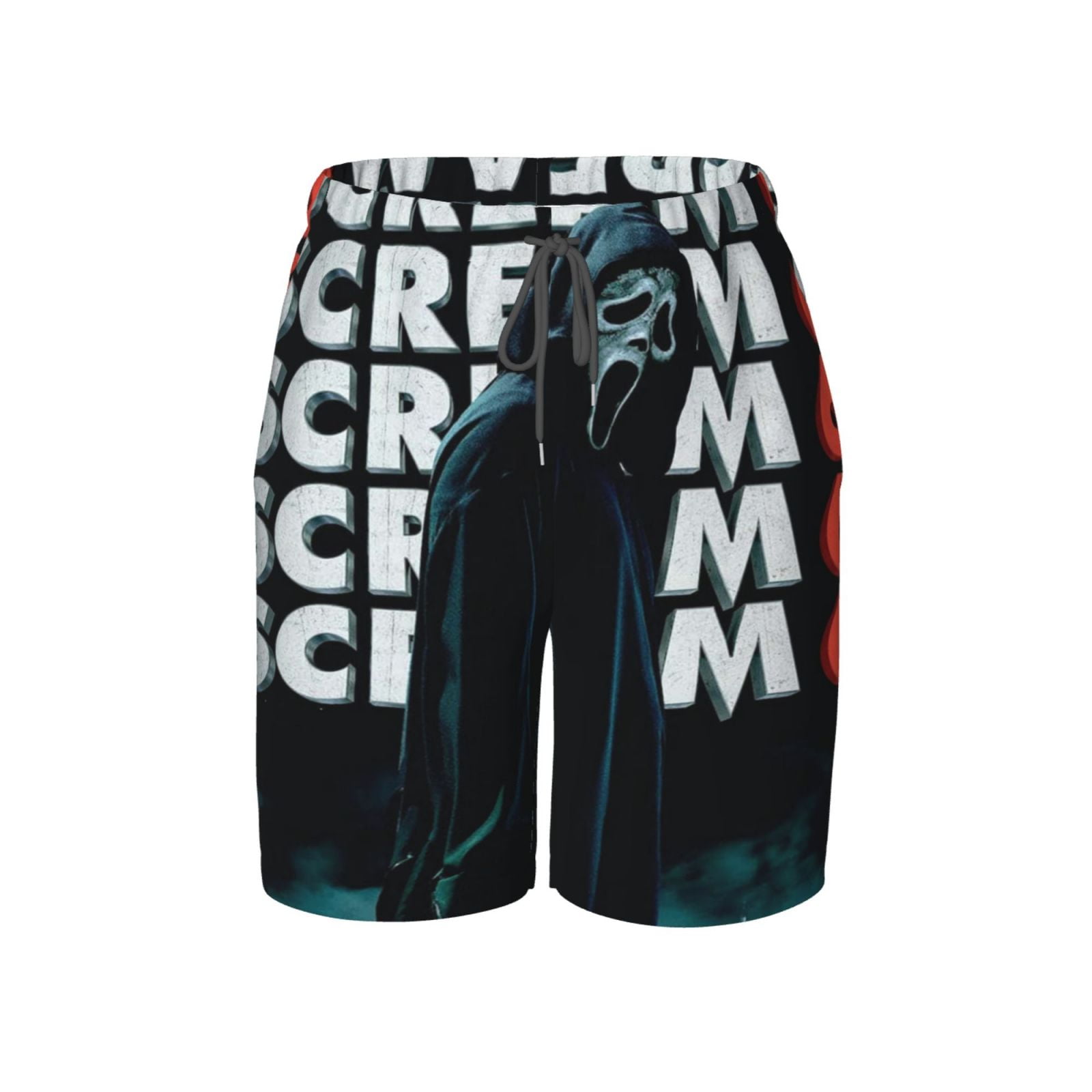 Scream Ghostface Killer Boy's Swim Trunks Quick Dry Teen Board Shorts ...