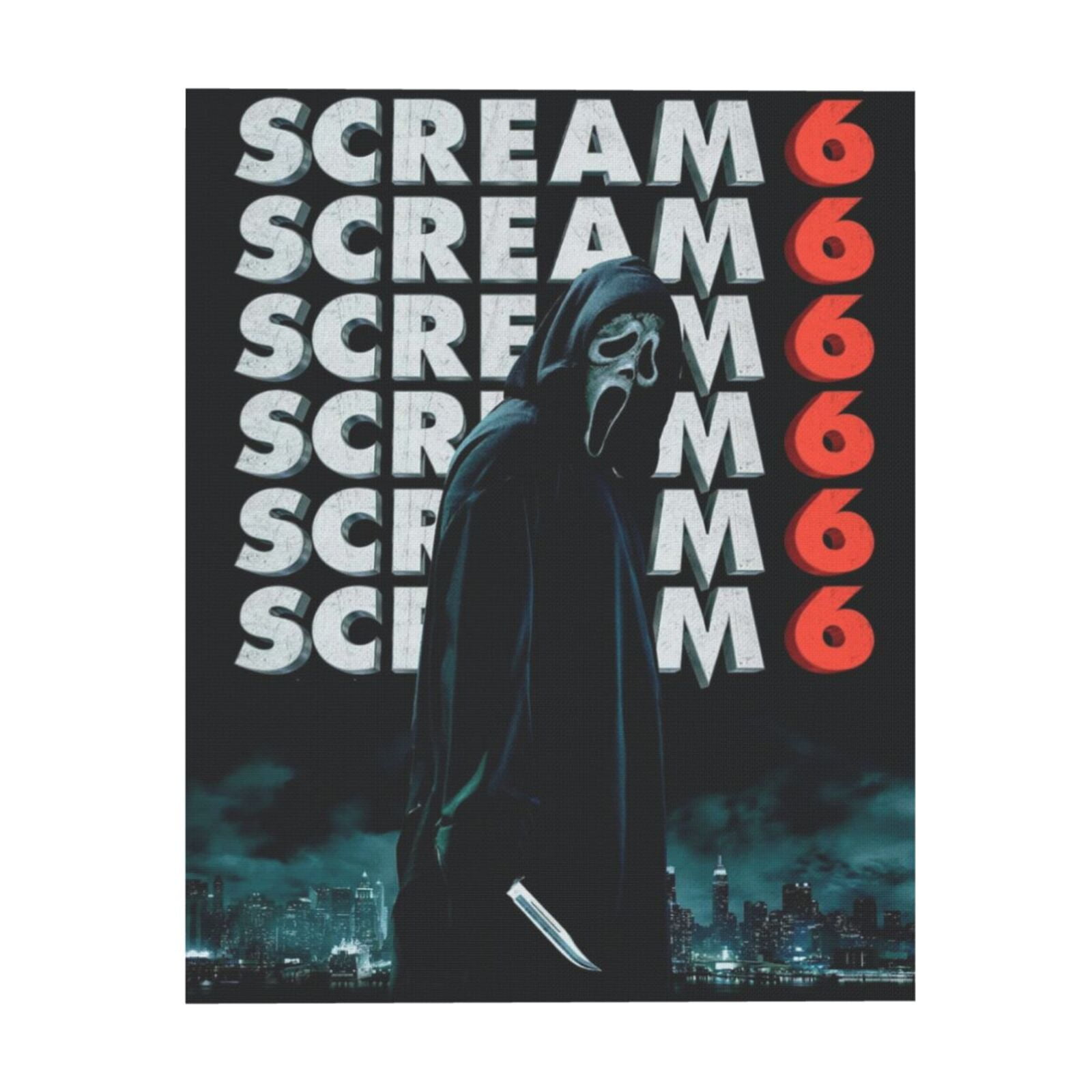 Scream Ghostface Killer Canvas Decorative Poster Art Picture Painting ...