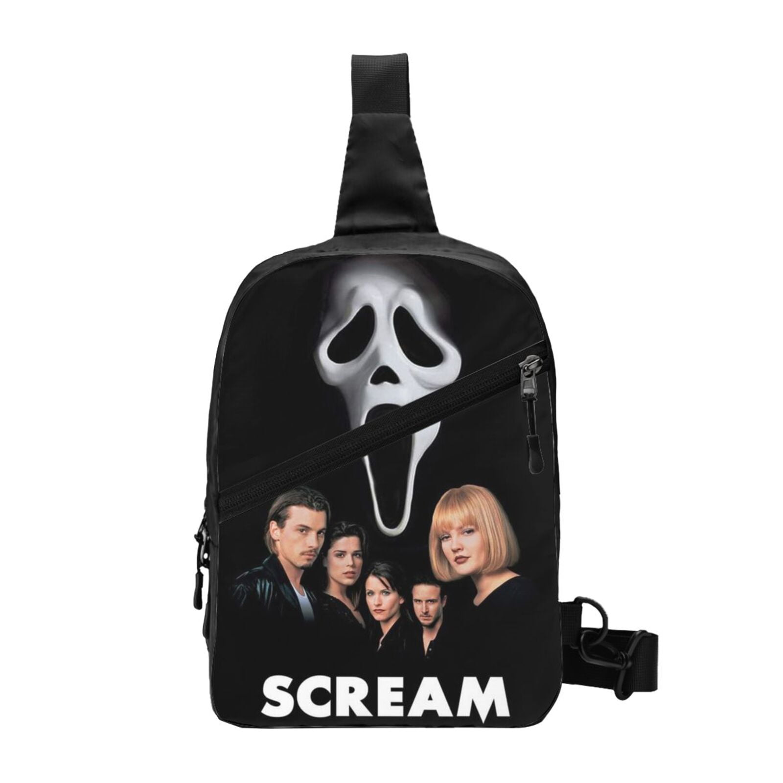 Scream Ghostface Killer Chest Bag Crossbody Folding Adjustable Casual ...