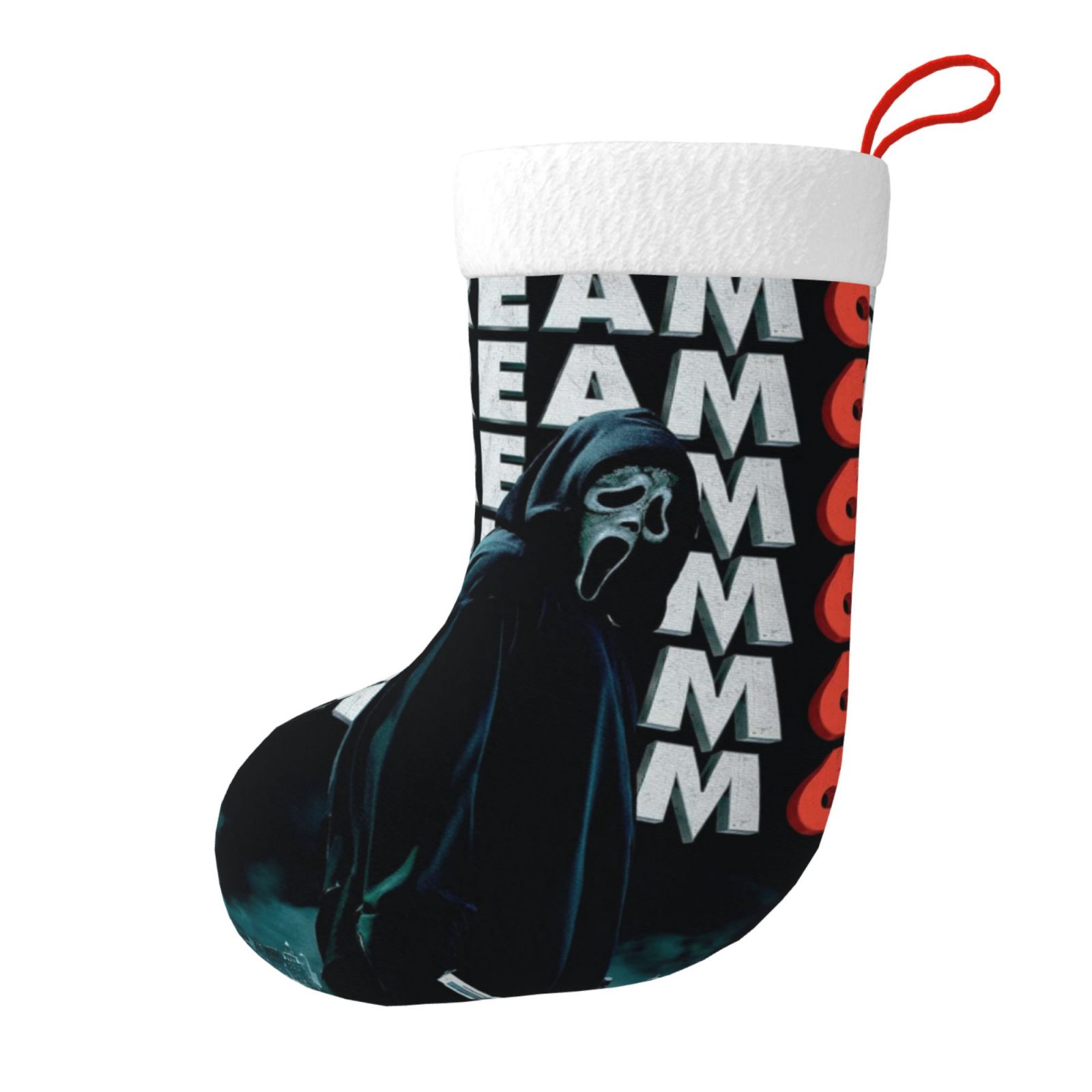 Scream Ghostface Killer Christmas Stocking Fireplace Hanging Stocking ...