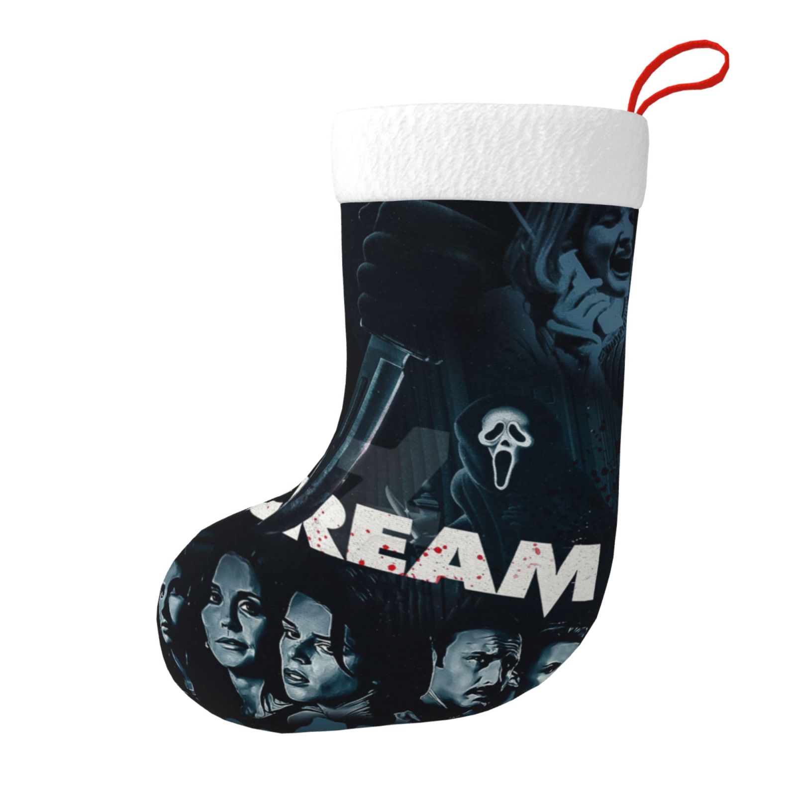 Scream Ghostface Killer Horror Christmas Stocking Fireplace Hanging ...