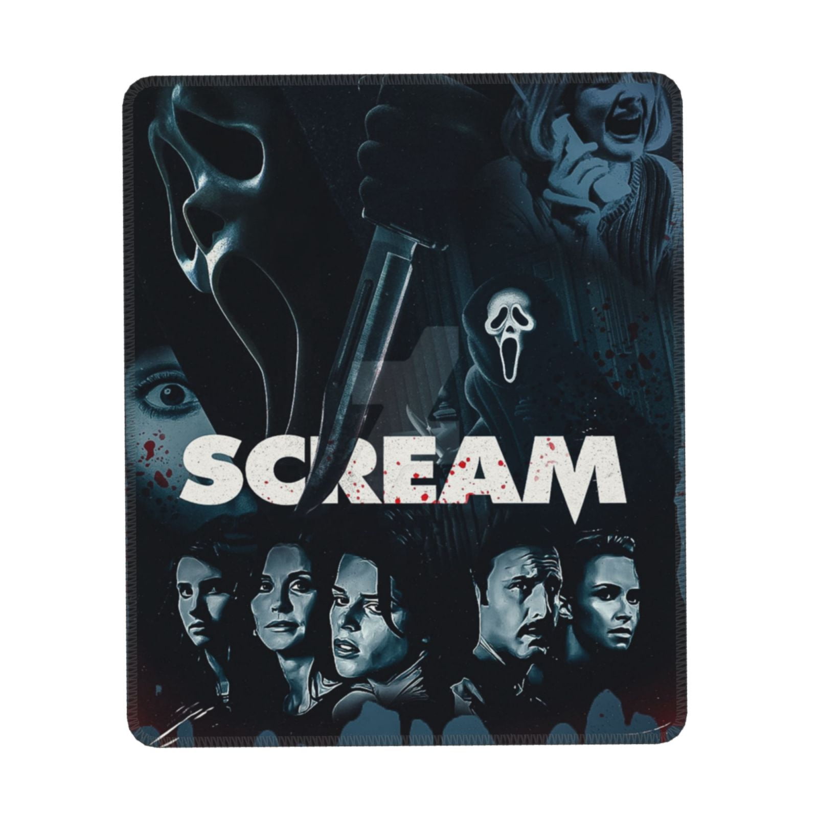 Scream Ghostface Killer Horror Mouse Pad Non-Slip Rubber Base Mousepad ...