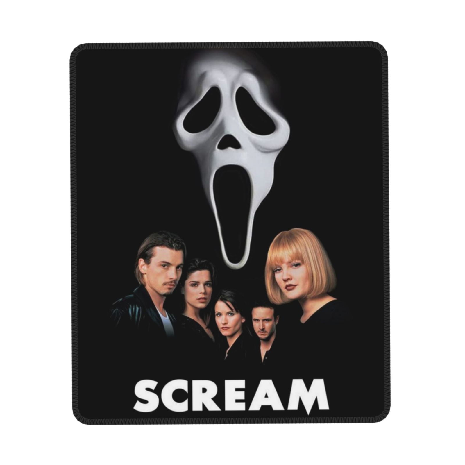 Scream Ghostface Killer Mouse Pad Non-Slip Rubber Base Mousepad Desktop ...