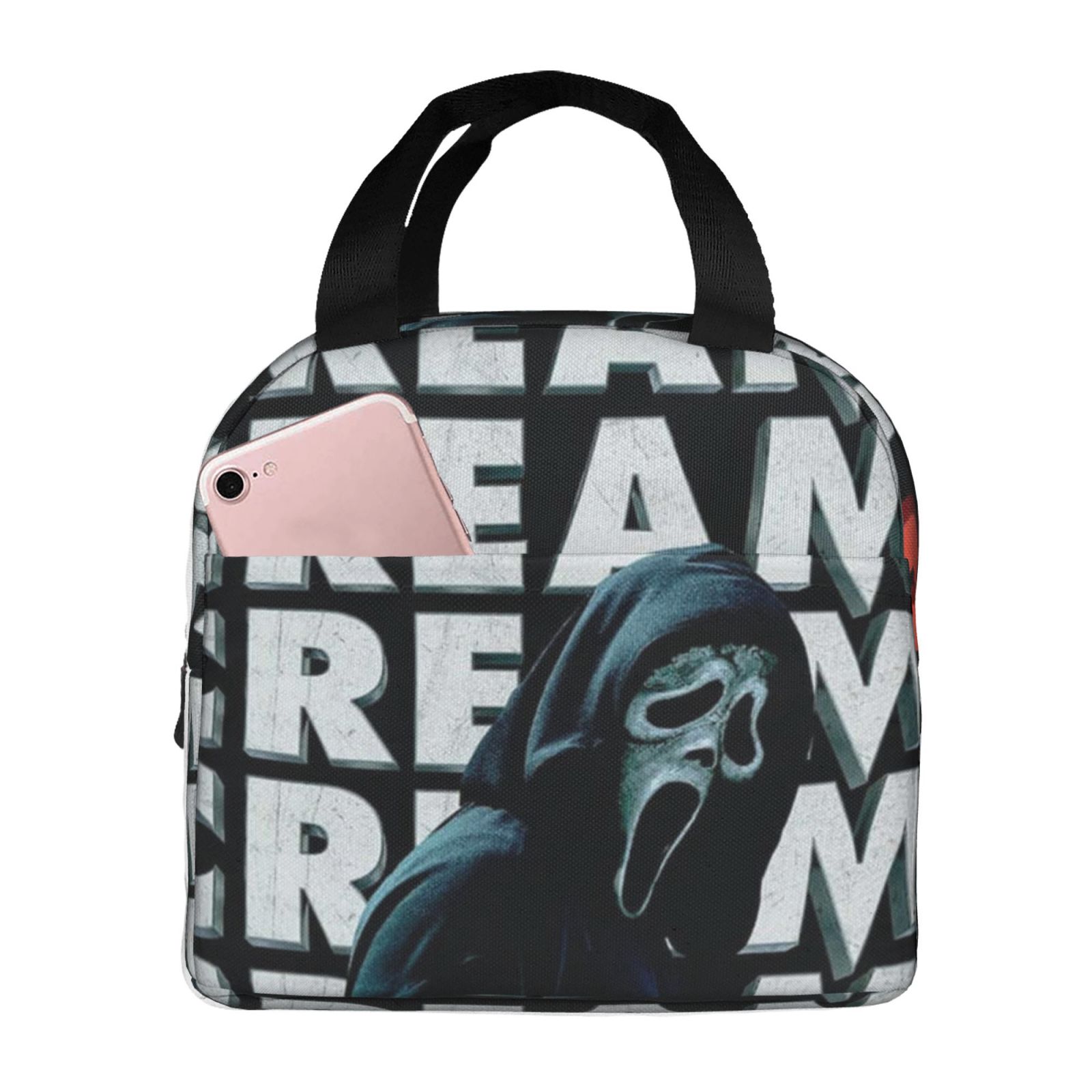 Scream Ghostface Killer Portable Lunch Bag Insulated Lunchbag Thermal ...