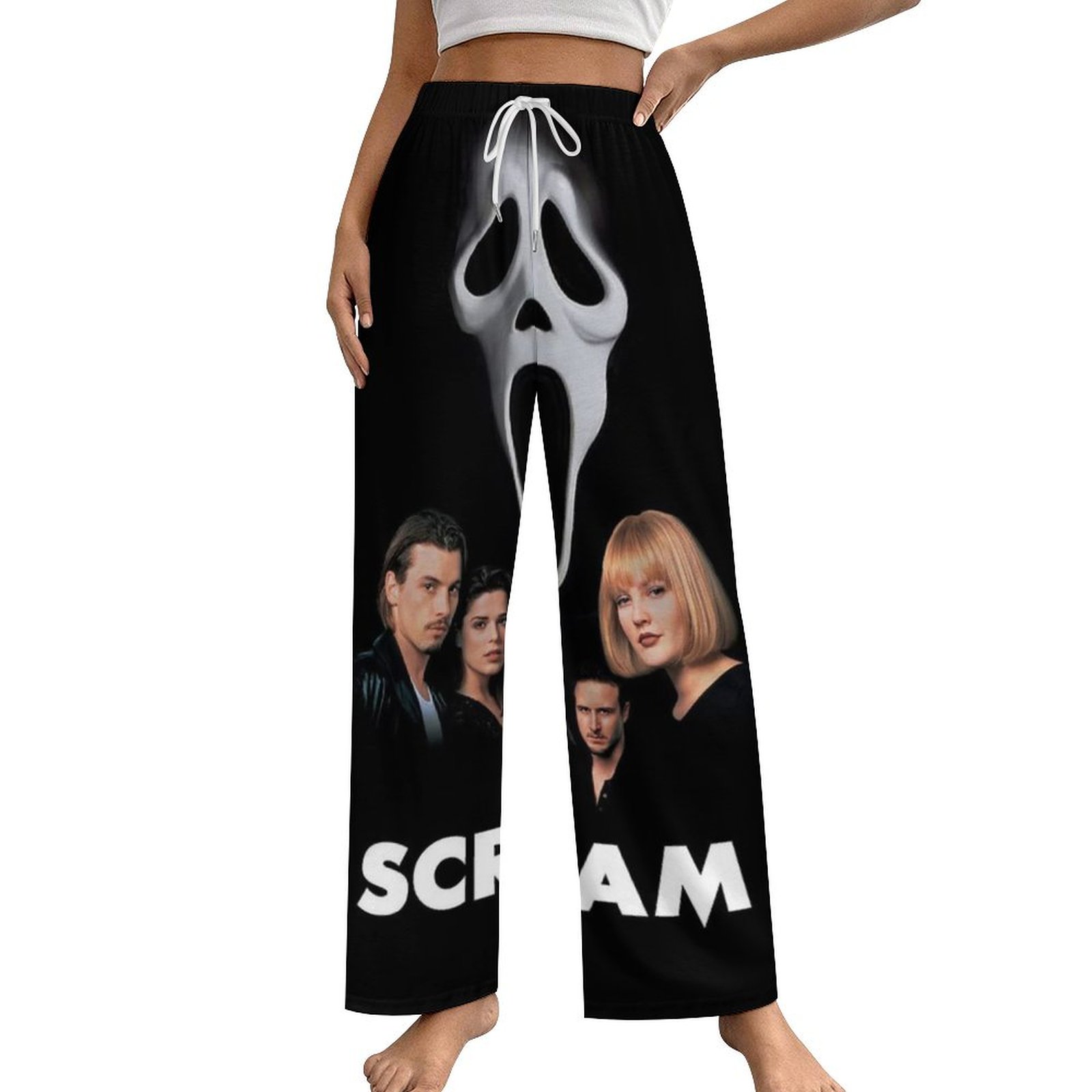 Scream Ghostface Killer Women's Pajama Pants Novelty Daily Cozy Lounge ...
