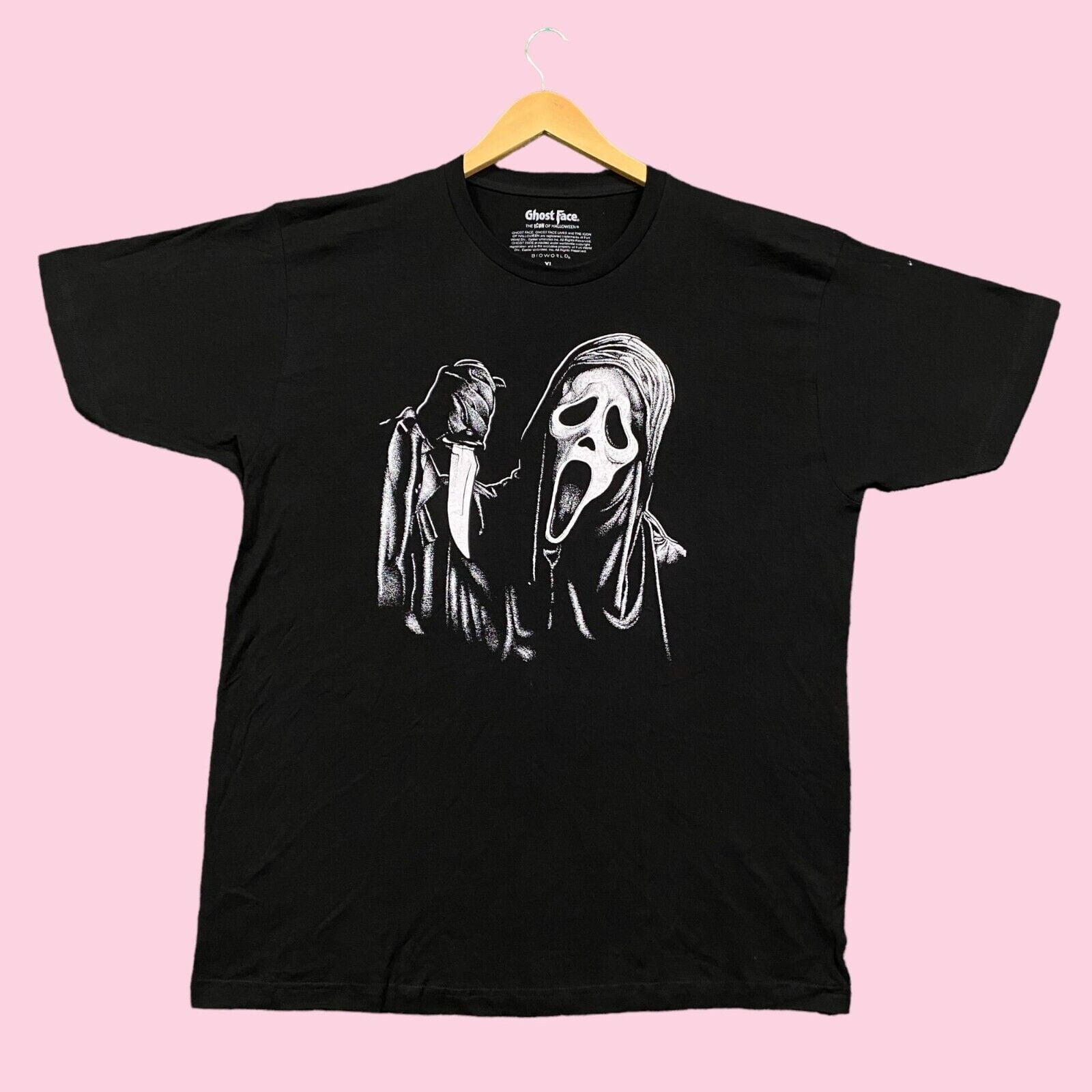 Scream Ghostface Lives Dual Sided Horror Tee XL - Walmart.com