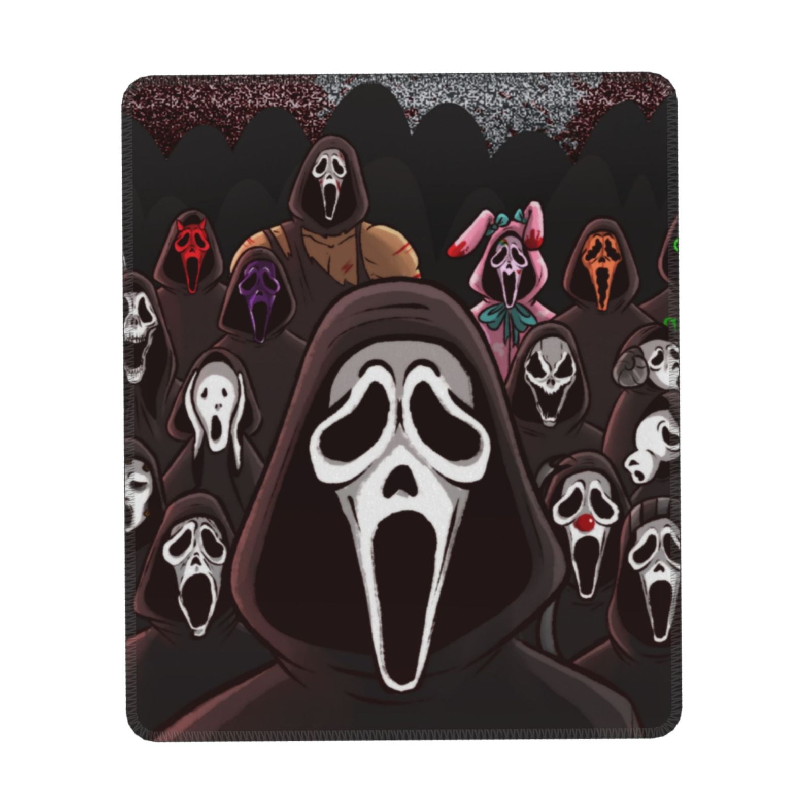 Scream Ghostface Mouse Pad Non-Slip Rubber Base Mousepad Desktop ...