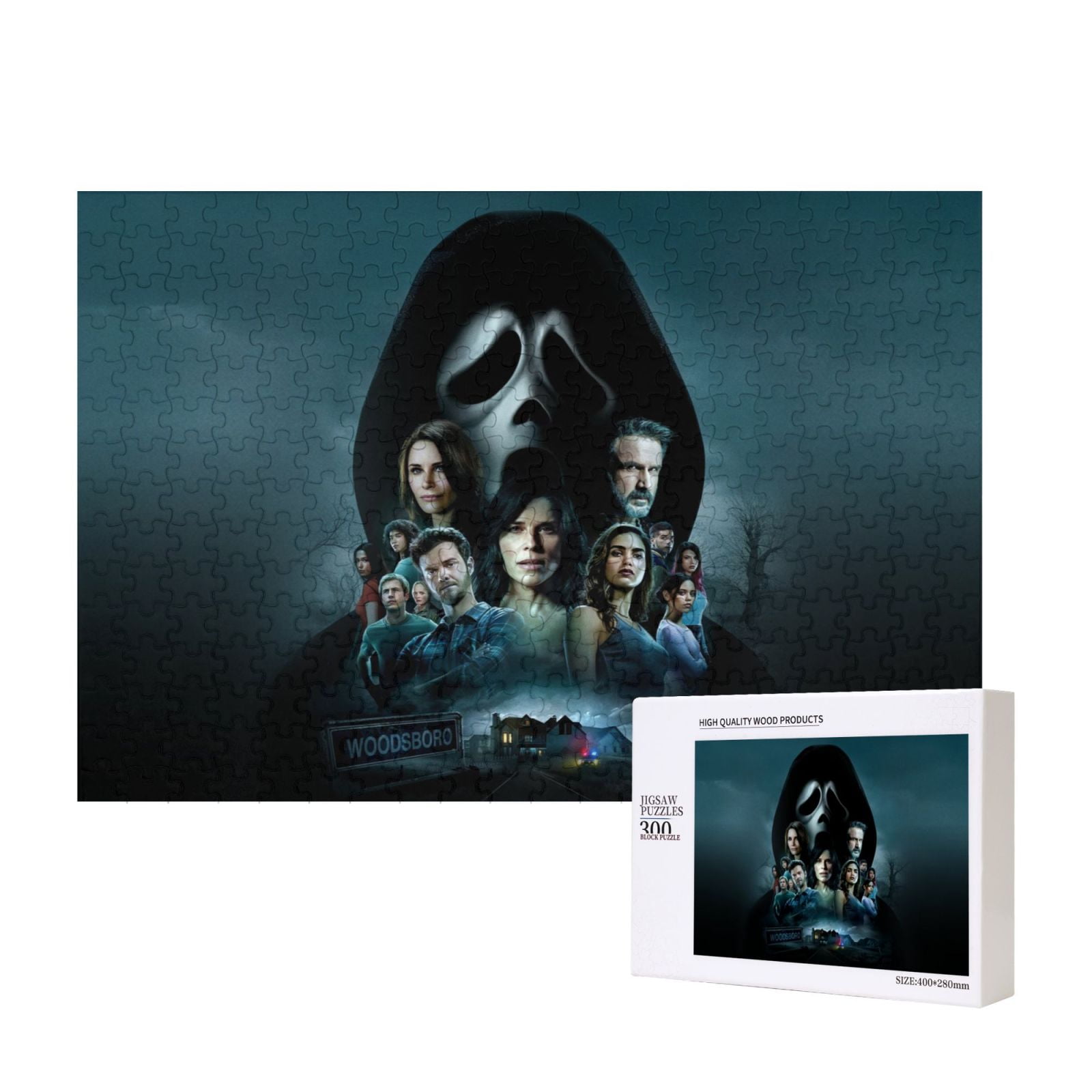 Scream Ghostface Picture Puzzle Intellectual Decompressing ...