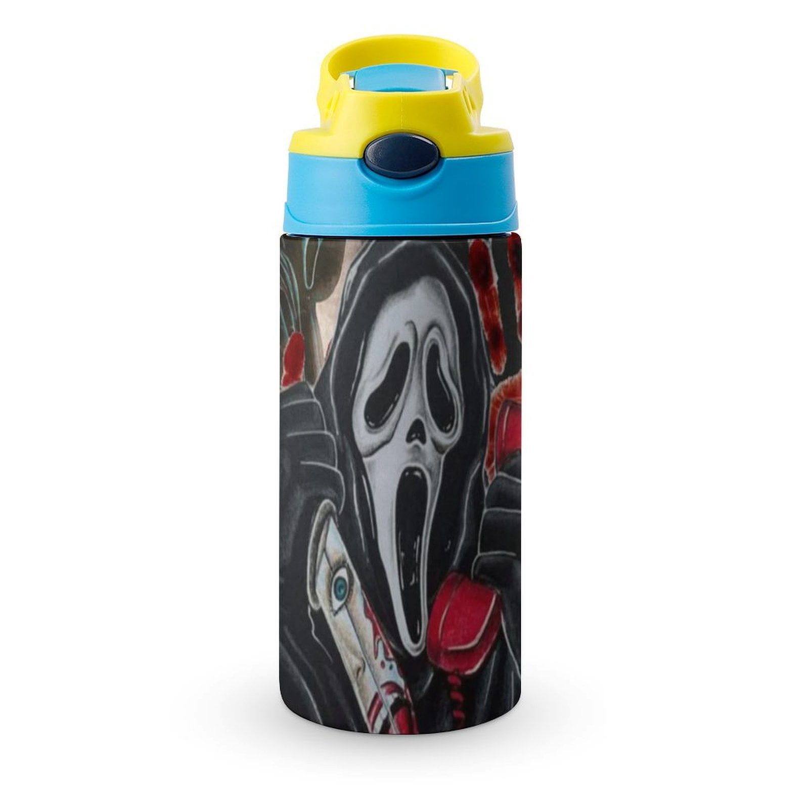 Scream Ghostface Portable Water Bottle Insulated Stainless Steel Water ...