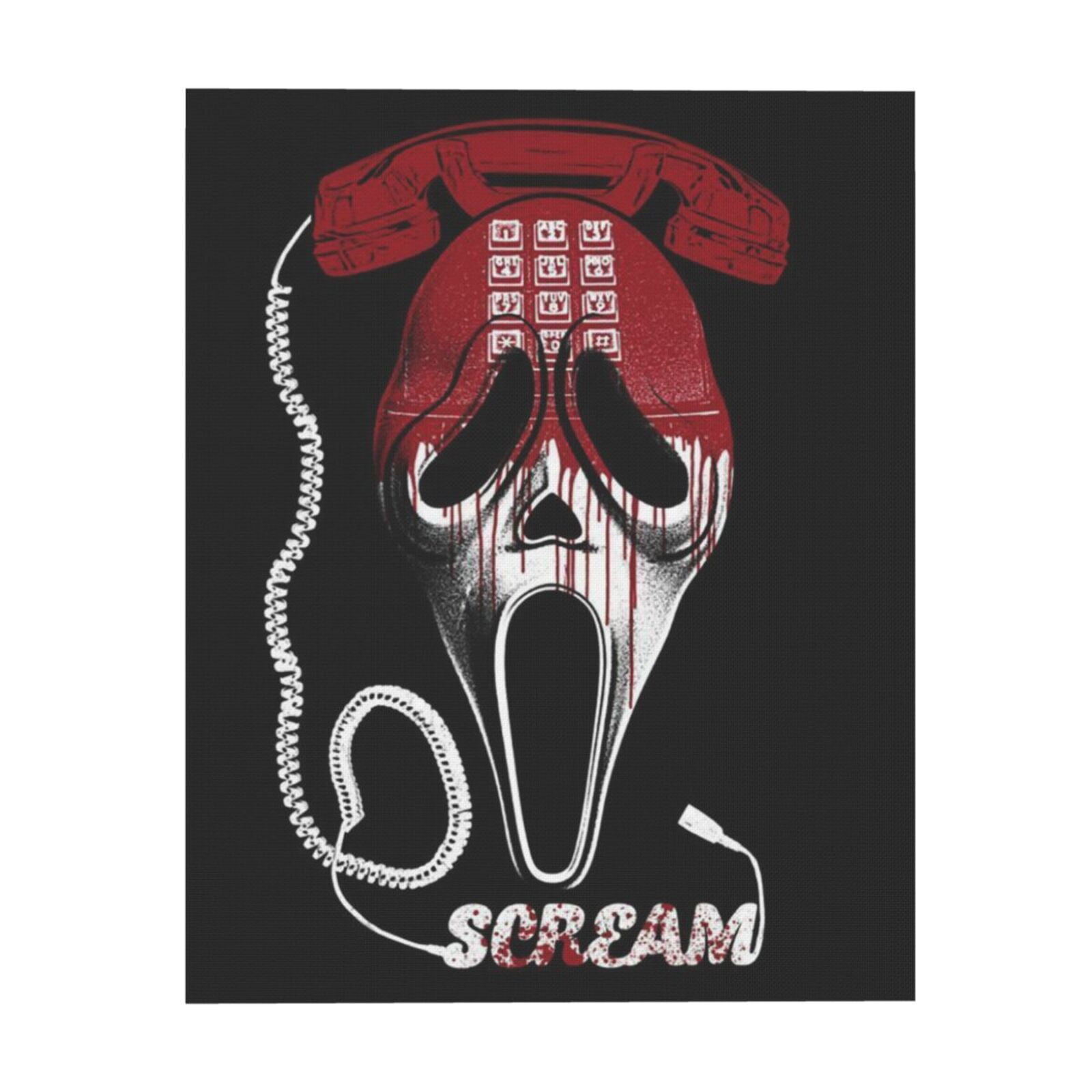 Scream Ghostface Scary Canvas Decorative Poster Art Picture Painting ...