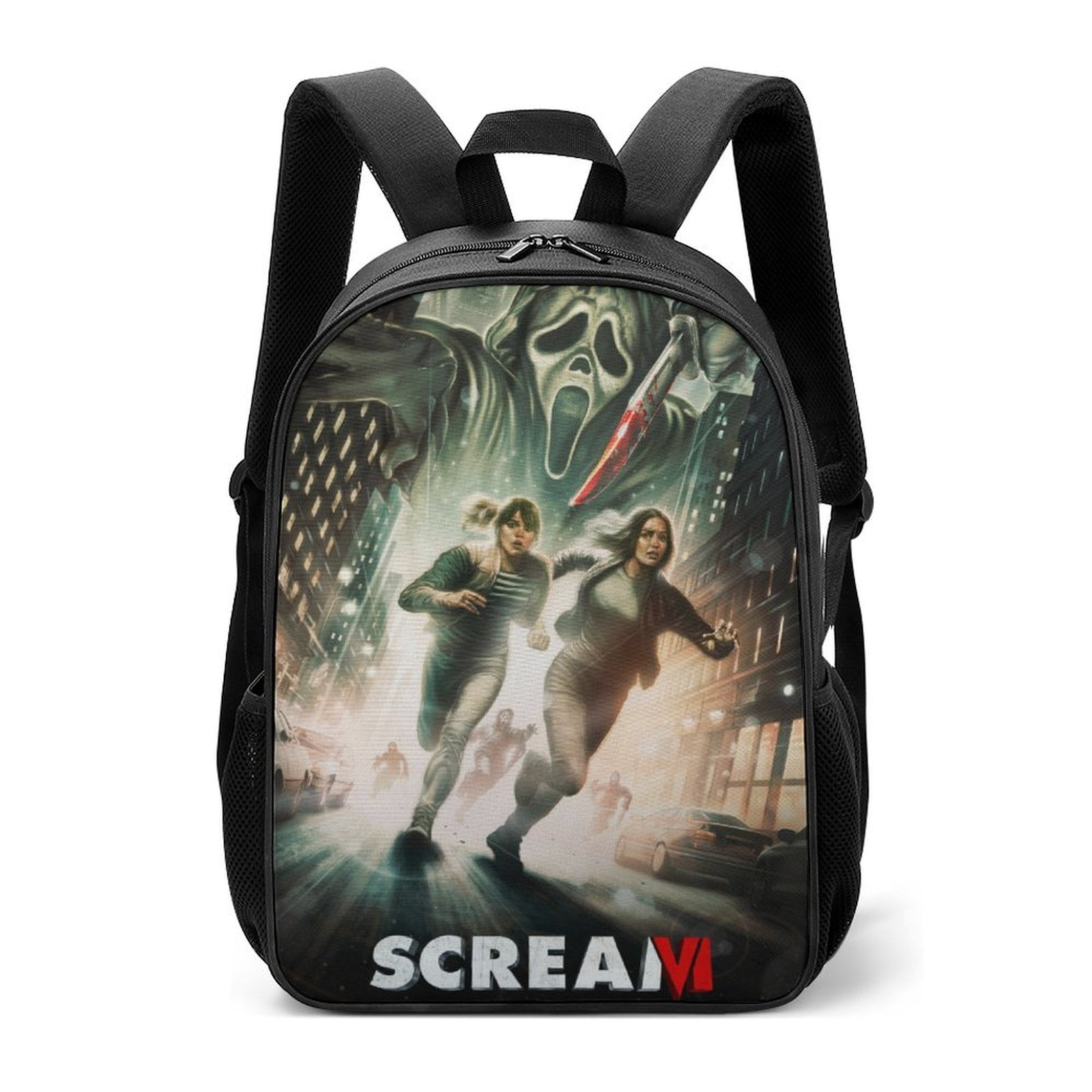 Scream Ghostface School Bag Casual Adjustable Backpack Daypack ...