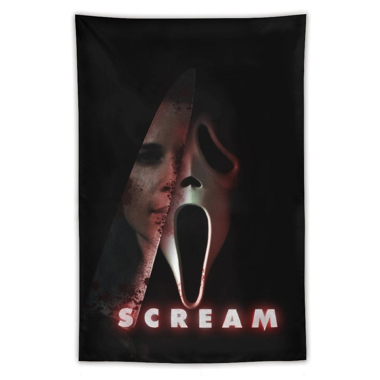Scream Ghostface Tapestry Luxury Wall Hanging Tapestries Decor Gift ...