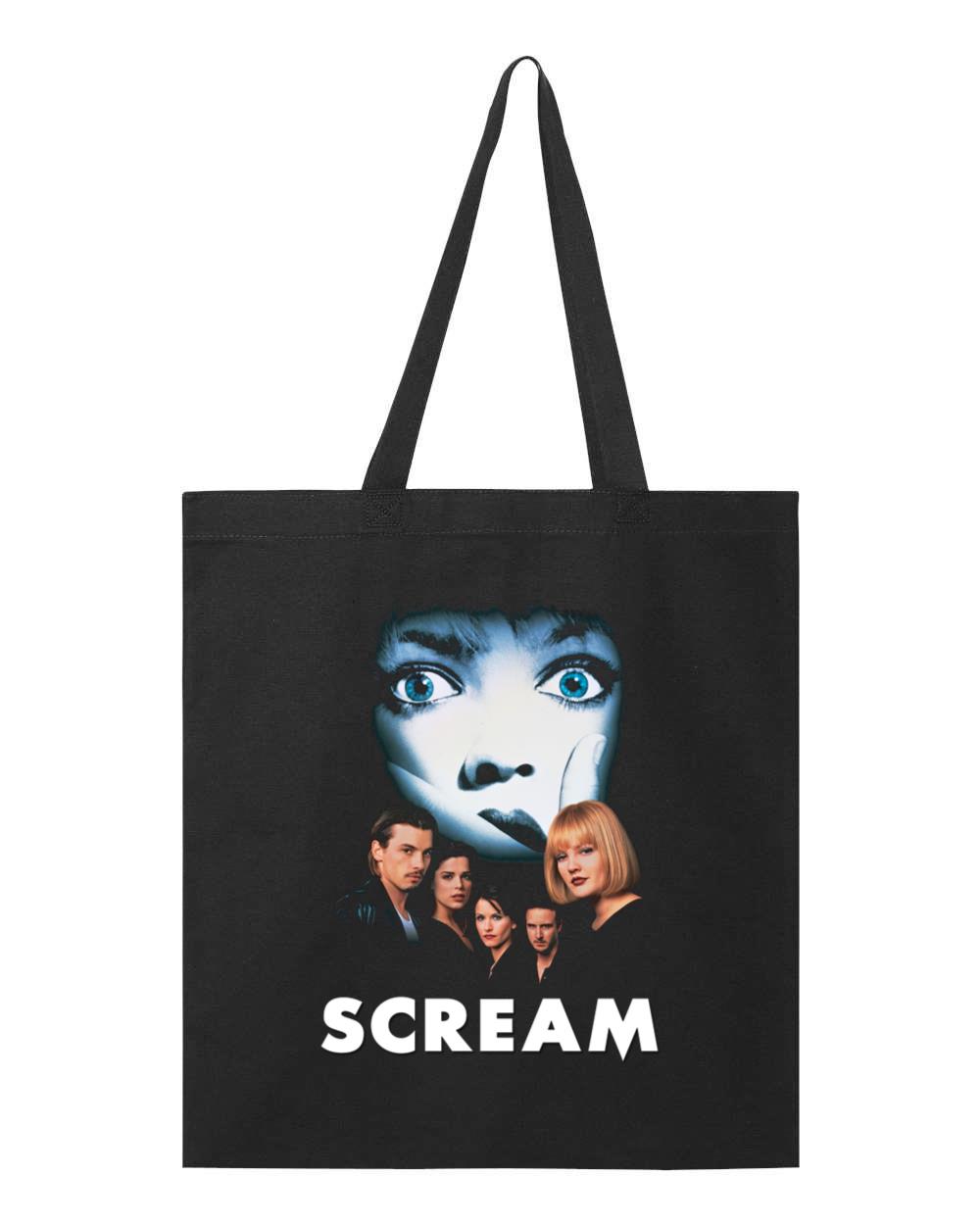 Scream Ghostface Tote Bag with Classic Slasher Horror Movie Tribute ...