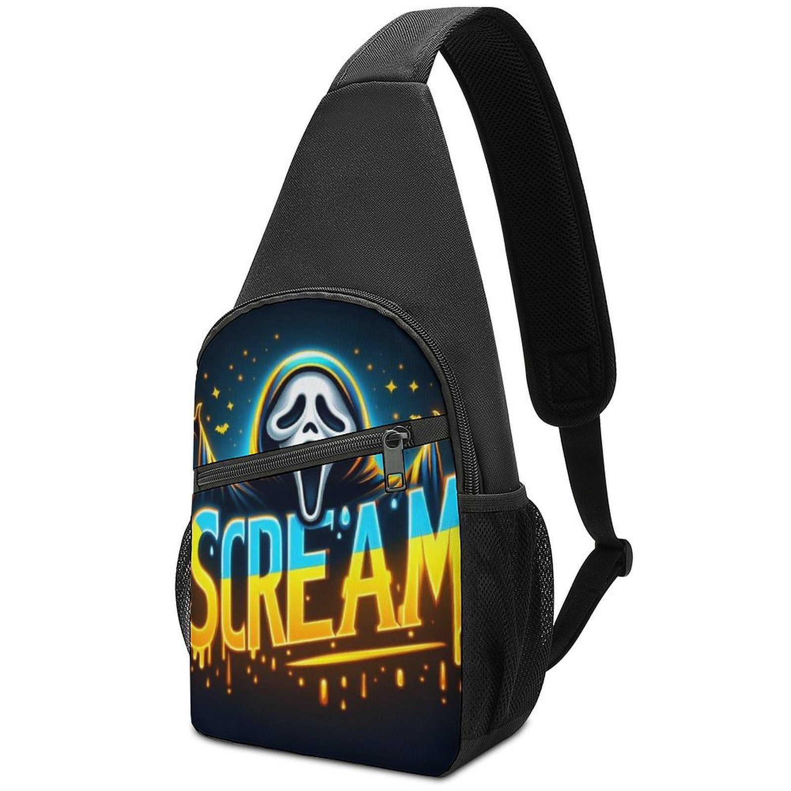 Scream Ghostface Unisex Crossbody Bags Lightweight Sling Backpack ...