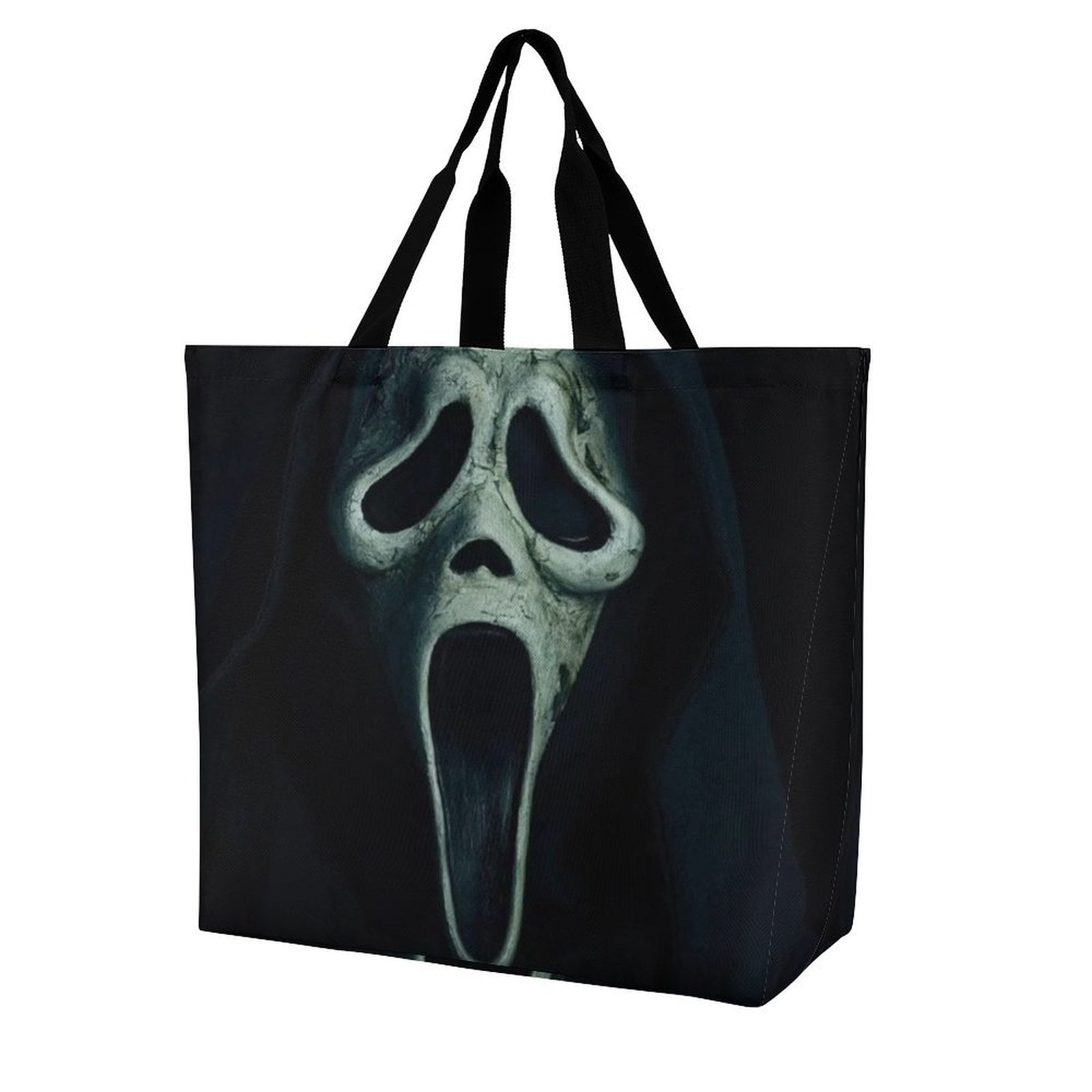 Scream Ghostface Women Tote Bags Lightweight One Shoulder Shopping Bag ...
