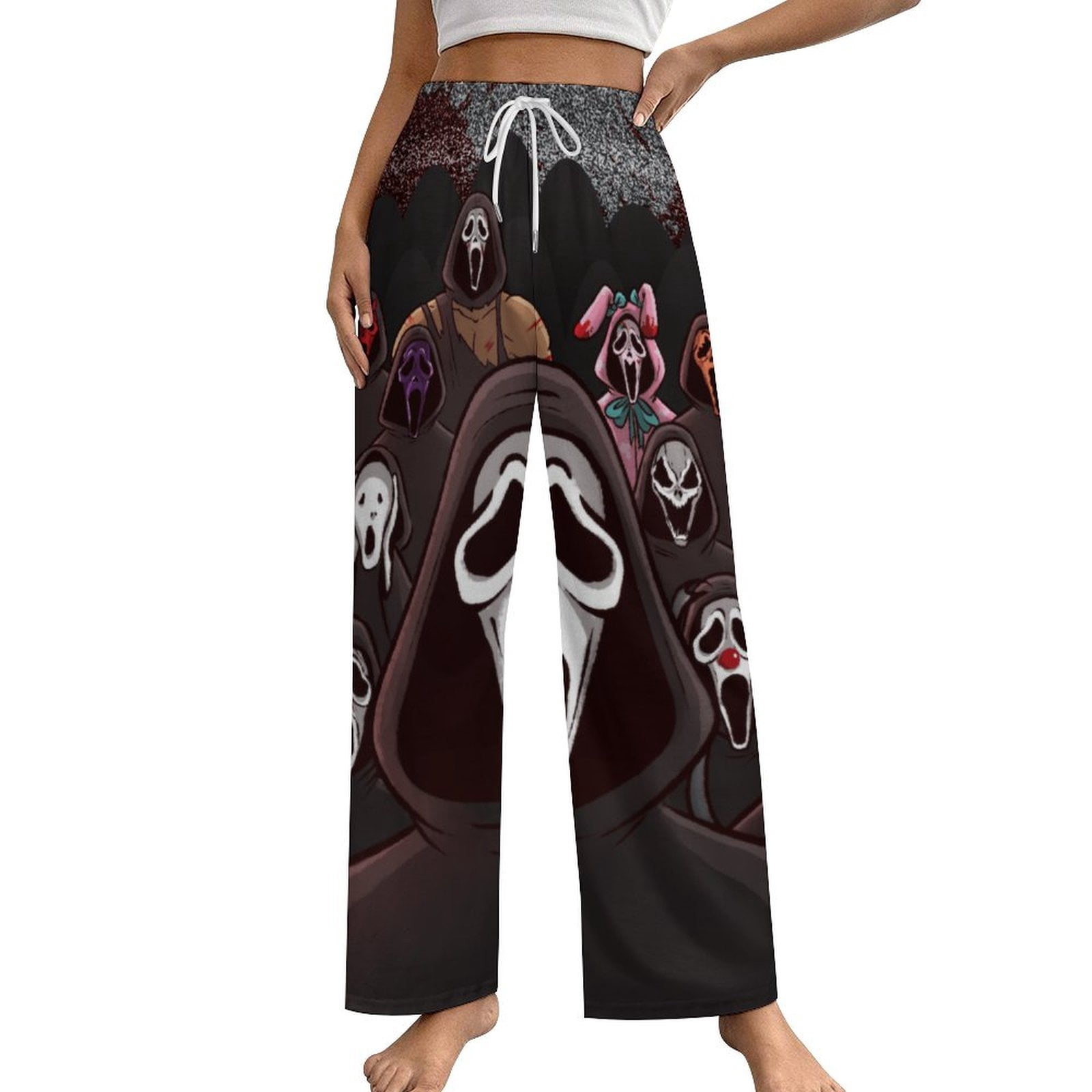 Scream Ghostface Women's Pajama Pants Novelty Daily Cozy Lounge Sleep ...