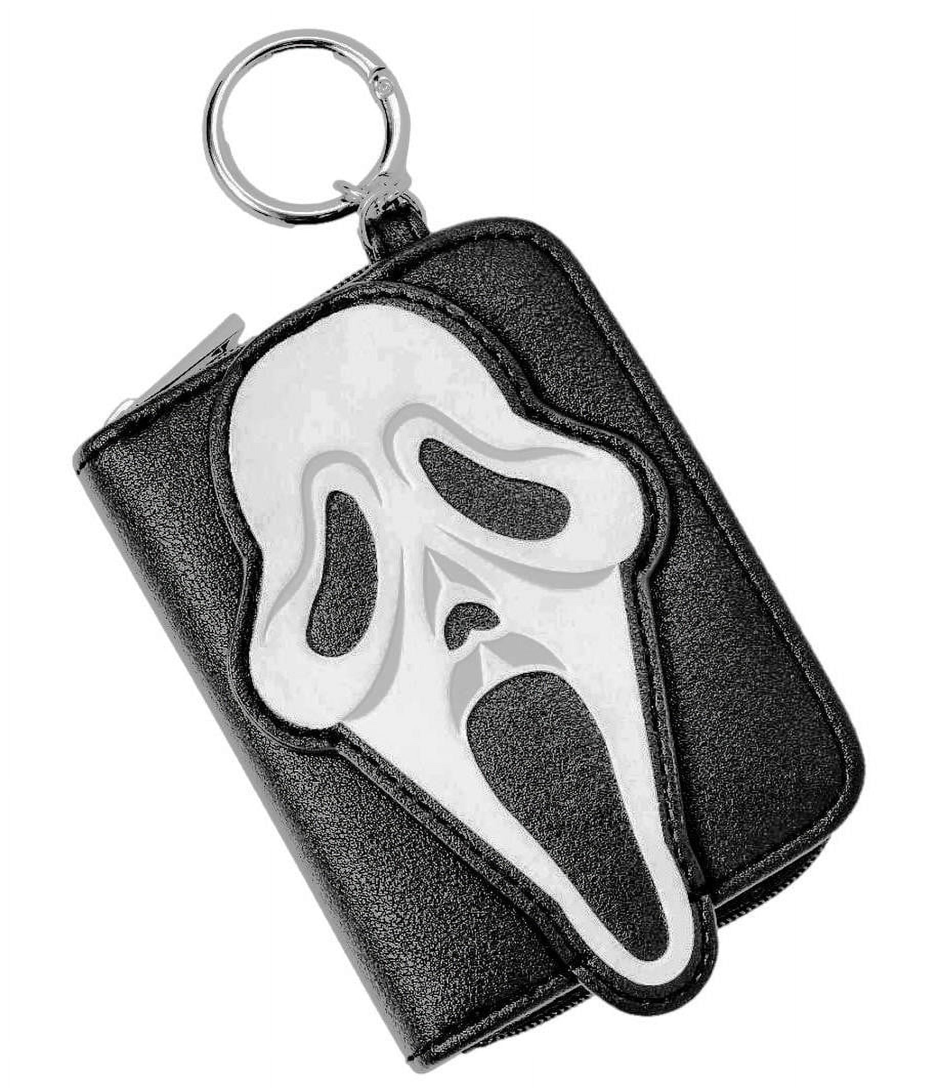 Scream Horror Ghost Face Zip Around Wallet With Keyring Clip - Walmart.com