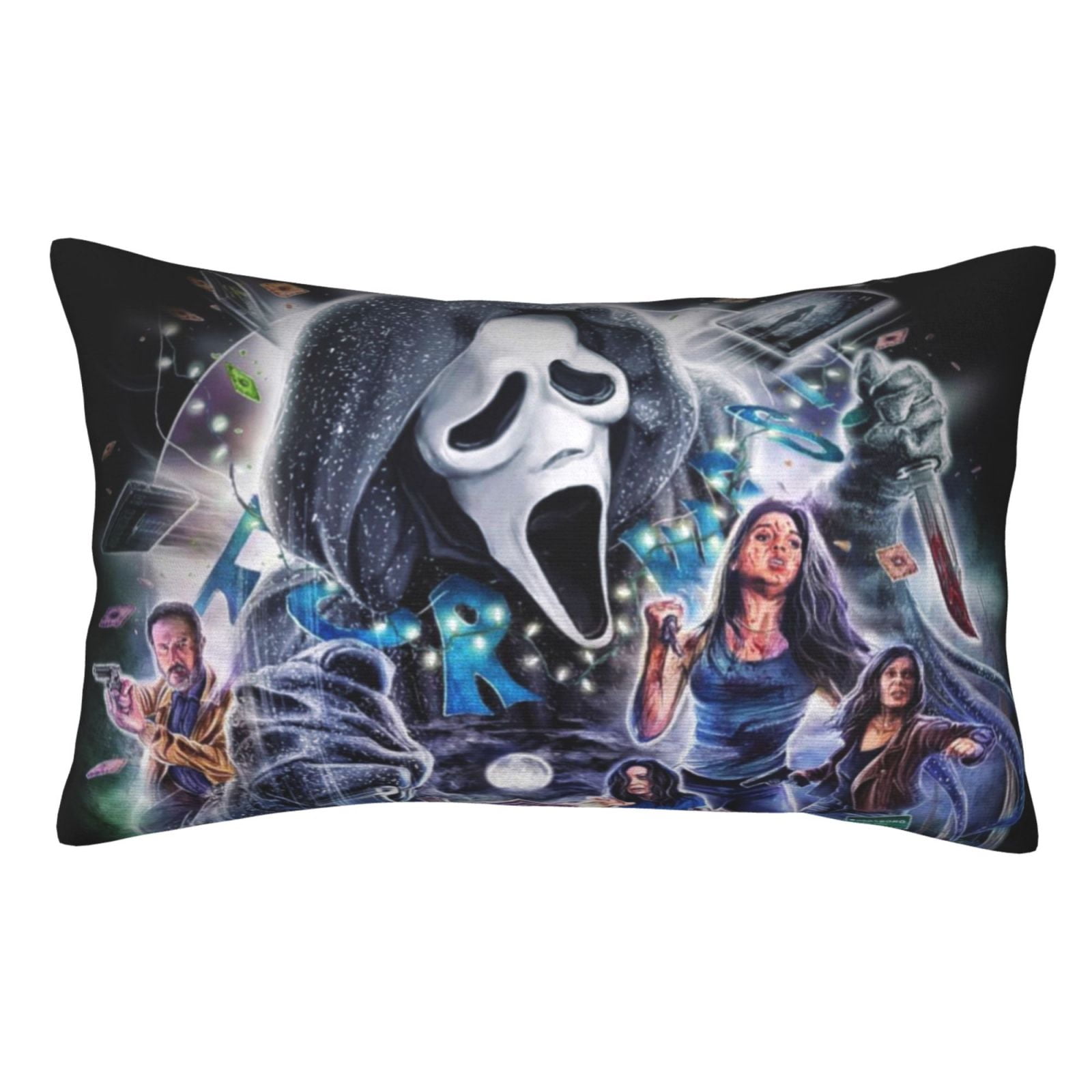 Scream Horror Ghostface Killer Pillowcase Cushion Pillow Covers Pillow ...