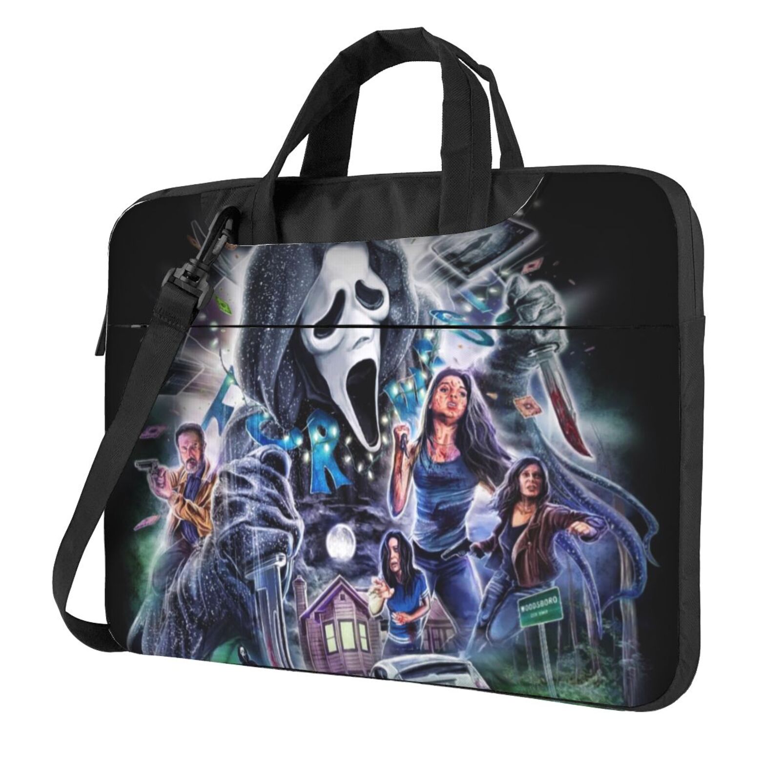 Scream Horror Ghostface Killer Portable Laptop Bag Shoulder Laptop Case ...
