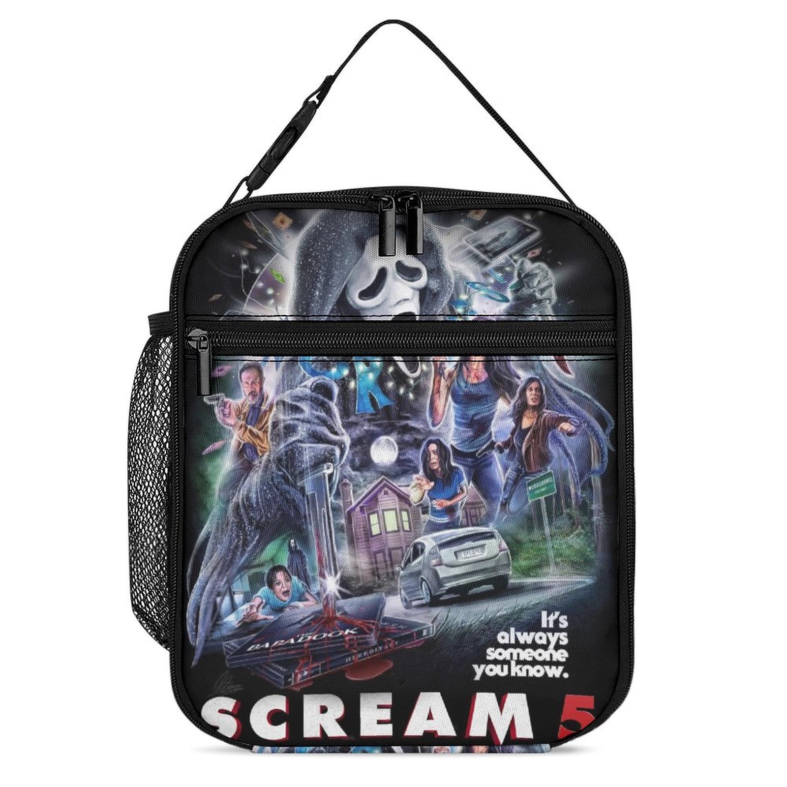 Scream Horror Ghostface Killer Portable Lunch Bag Insulated Lunchbag ...
