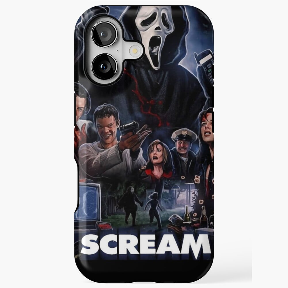 Scream Horror Movie Artwork Poster with Ghostface Slasher Classic ...
