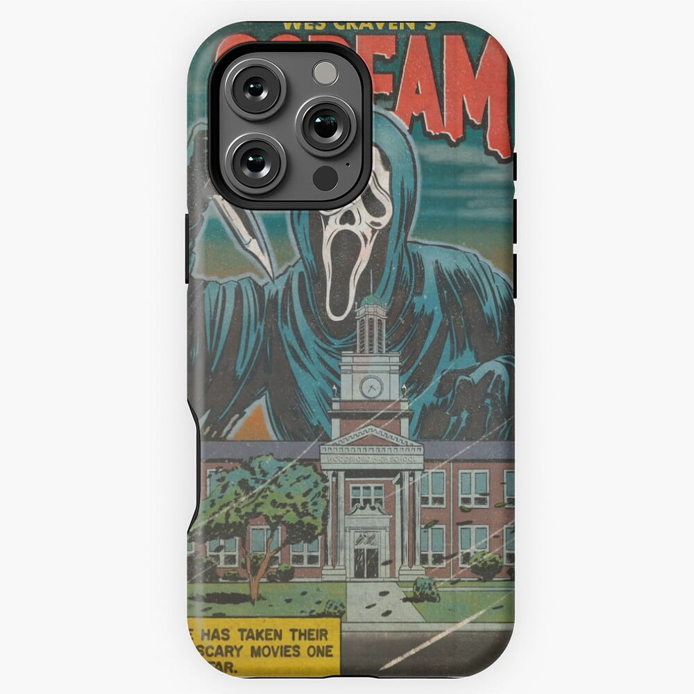 Scream Horror Movie Ghostface Phone Case for iPhone 16 15 14 13 12 11 ...