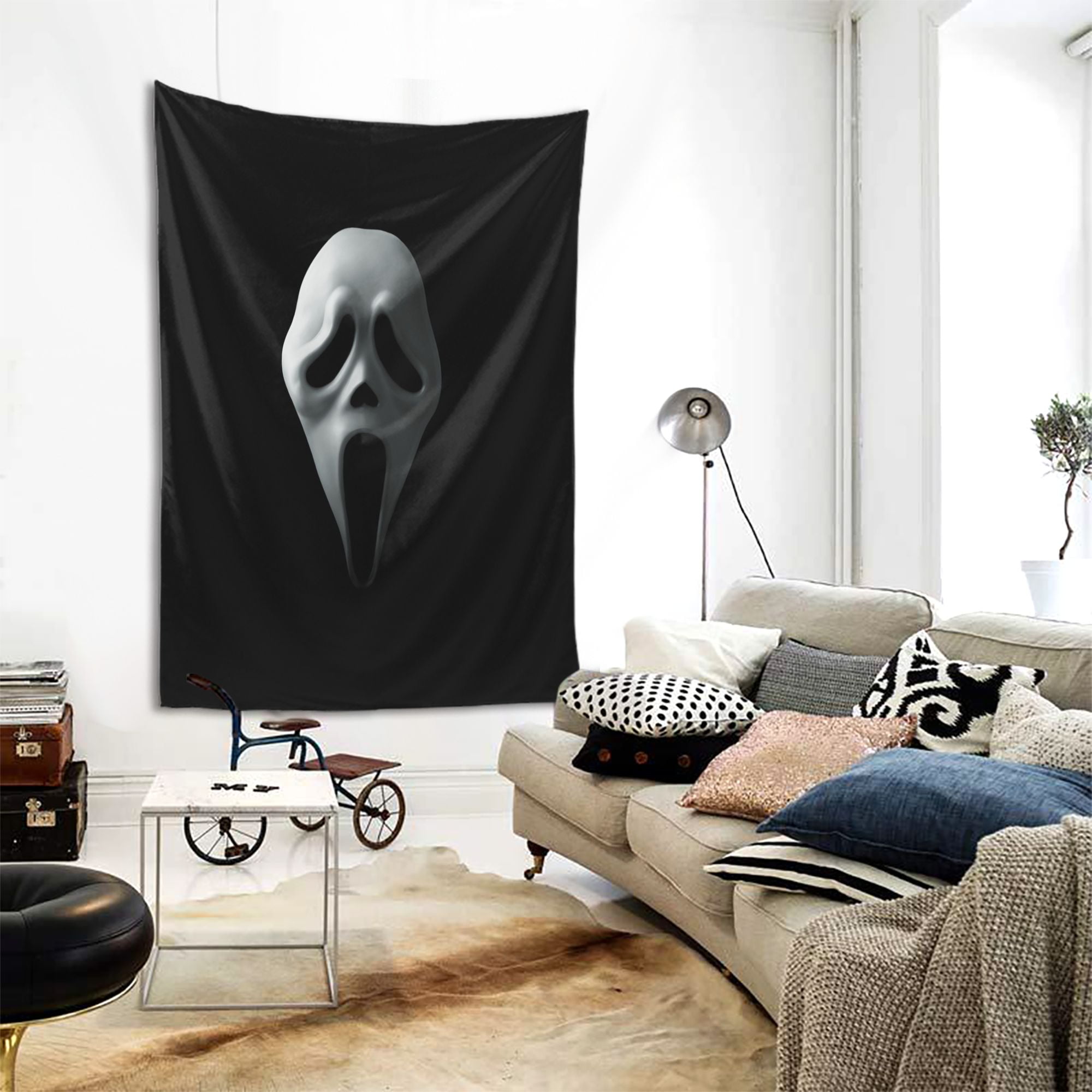 Scream Horror Tapestry Poster Printing Wall Hanging Tapestries Wall Art ...