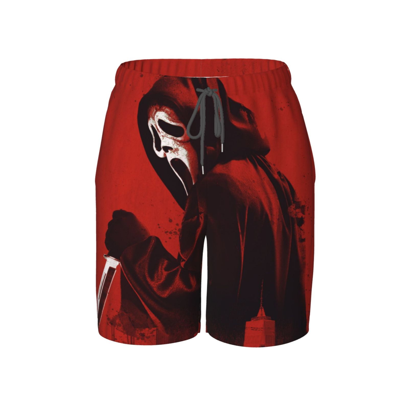 Scream Killer Ghostface Boy's Swim Trunks Quick Dry Teen Board Shorts ...
