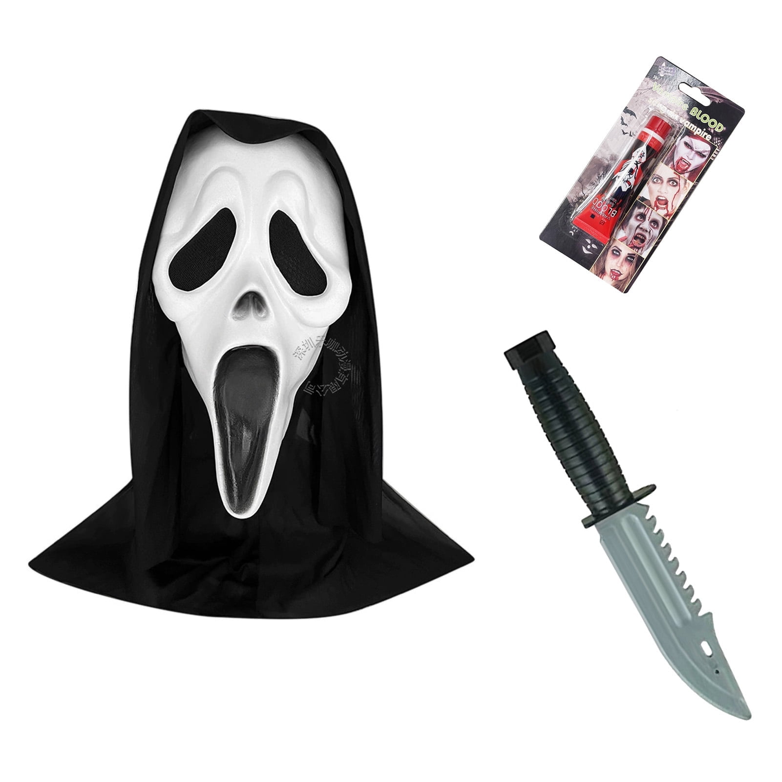 Scream Mask Adults Ghost Face Halloween Men Horror Scary Movie Killers ...