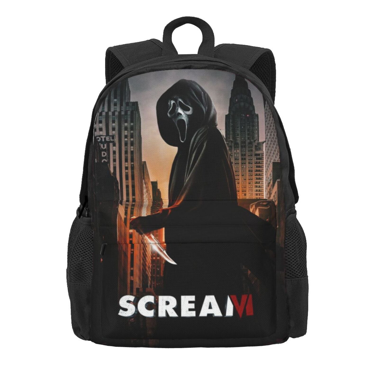 Scream Movie Backpack Lightweight Daypack Large Capacity School Bag ...