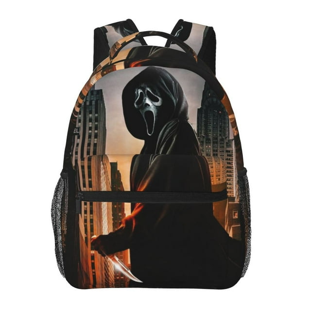 Scream Movie Casual Backpack Schoolbag Large Capacity Daypack ...