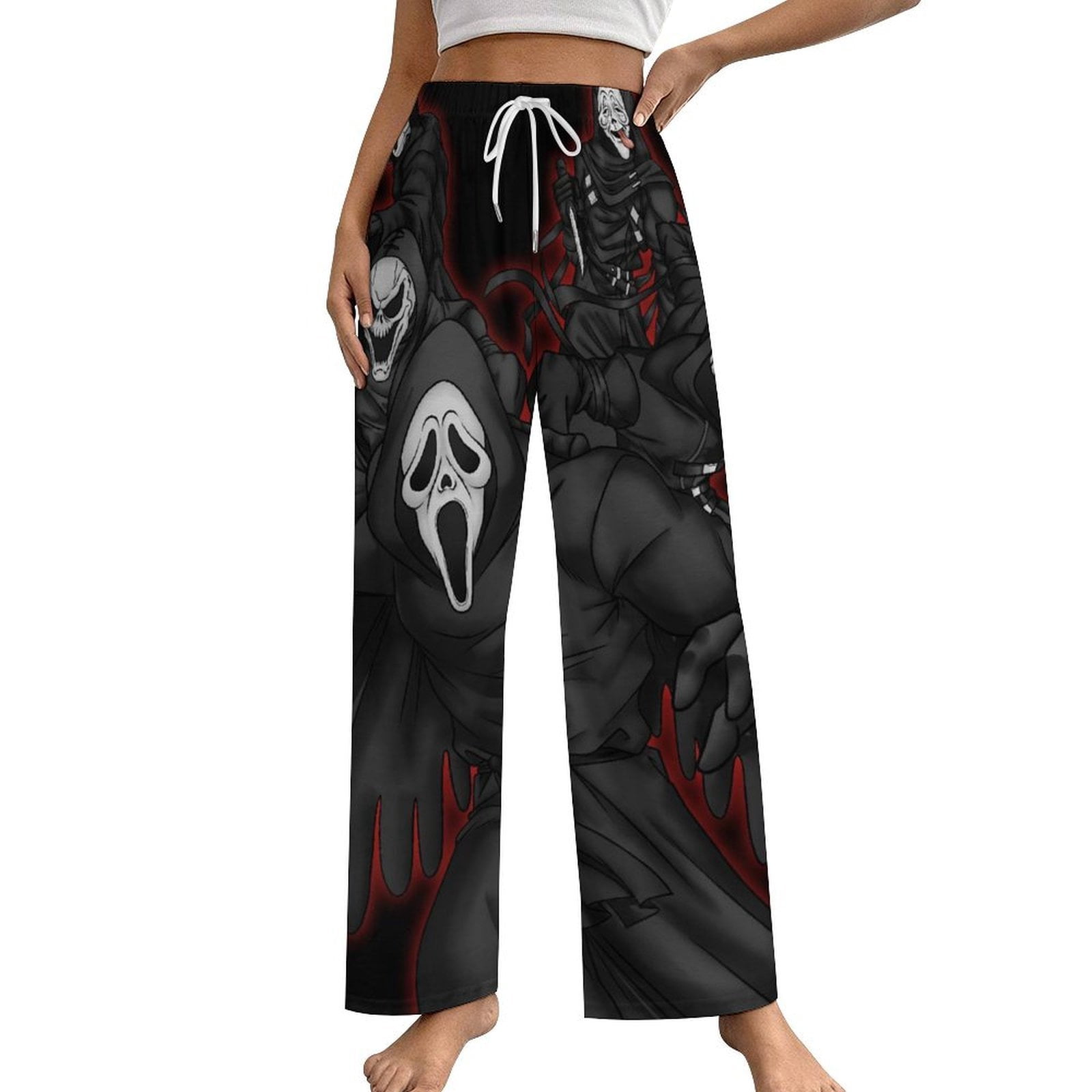 Scream Movie Ghostface Women's Pajama Pants Novelty Daily Cozy Lounge ...