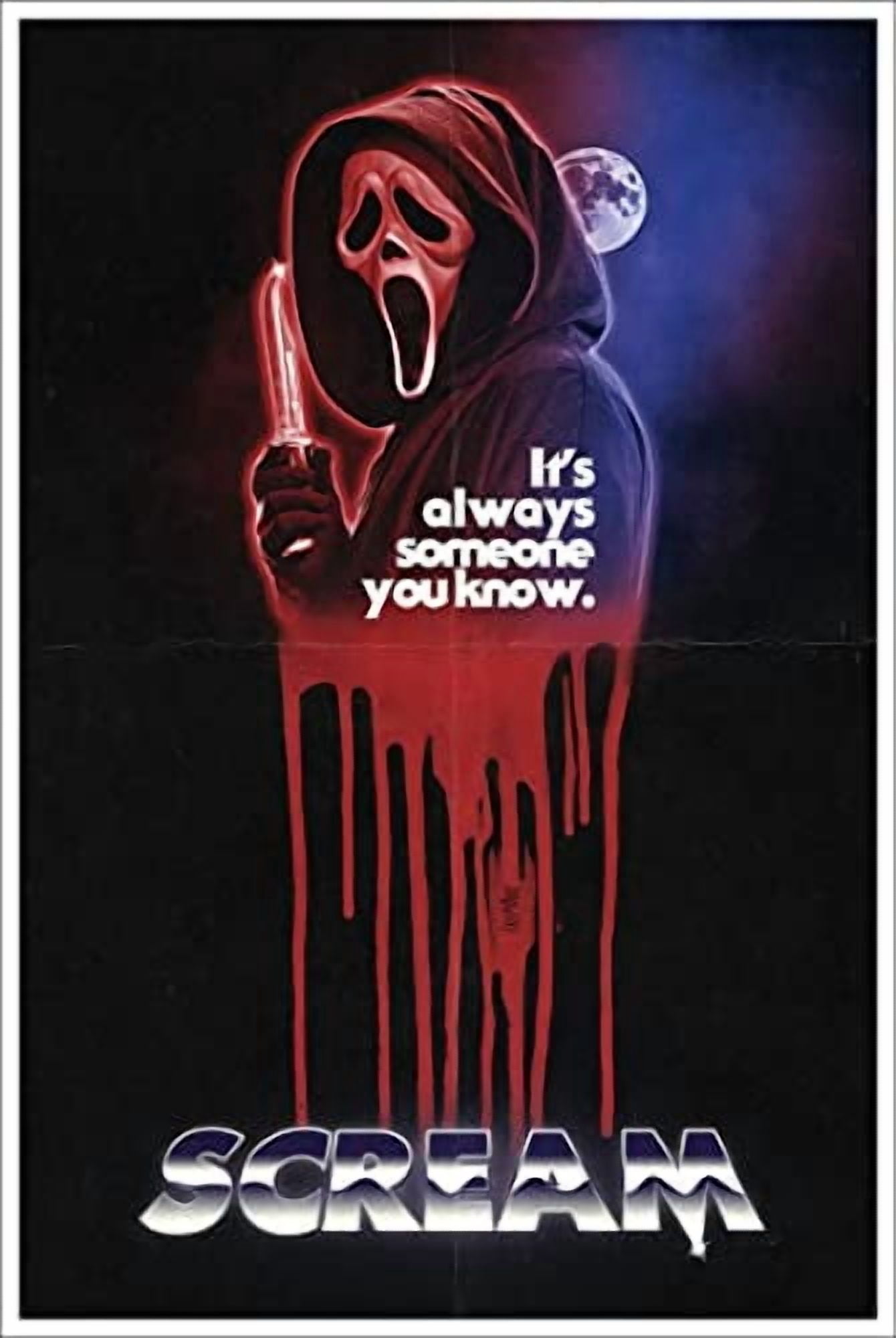 Scream Movie Poster Wall Art Measures 24 x 36 inches (unframed ...