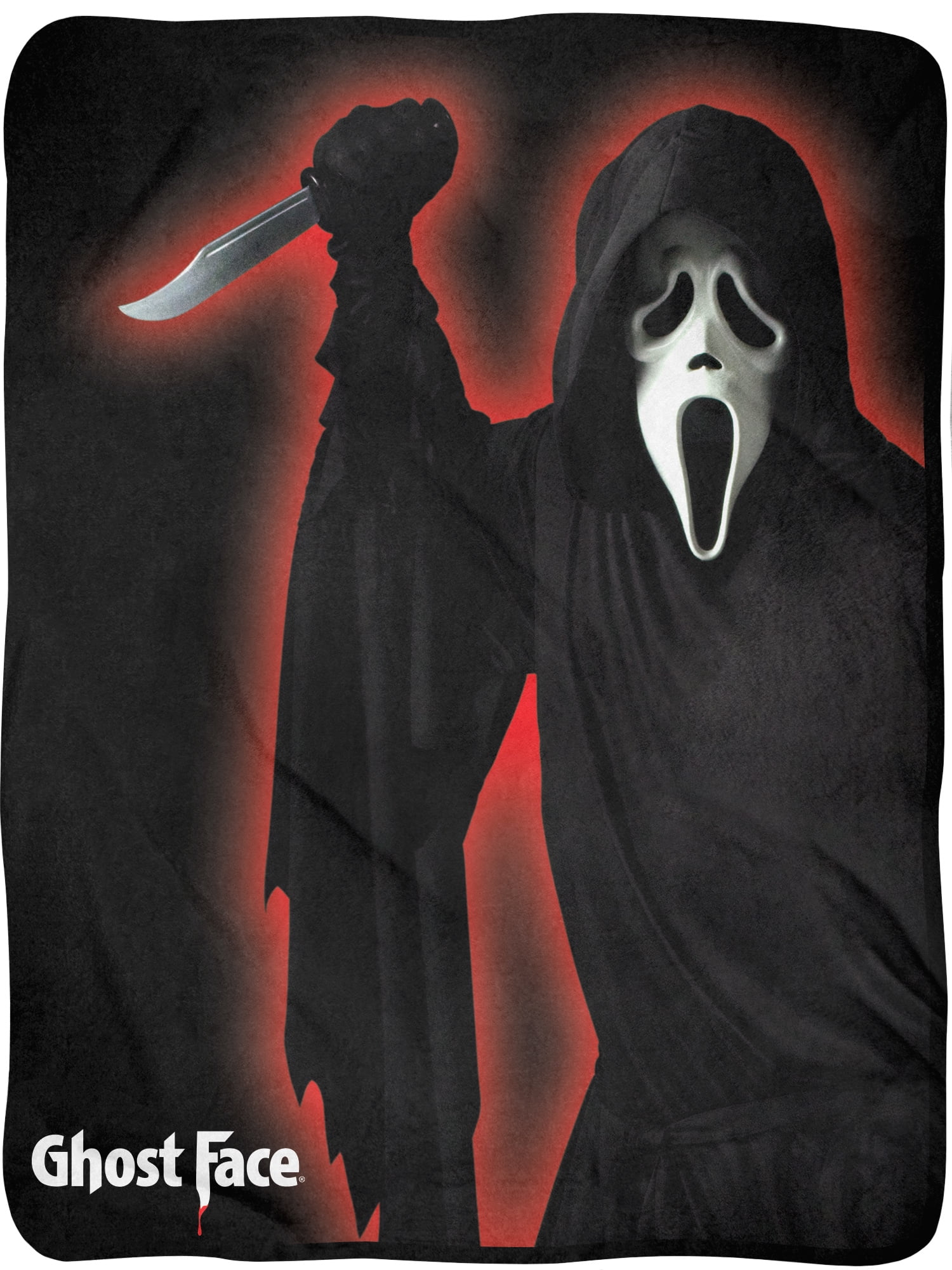 Scream Movie Throw Blanket - Ghostface Fuzzy Soft Fleece Throw Blanket ...