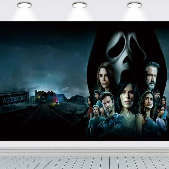 Scream Movie school Backdrop Background Banner Birthday Party Supplies ...