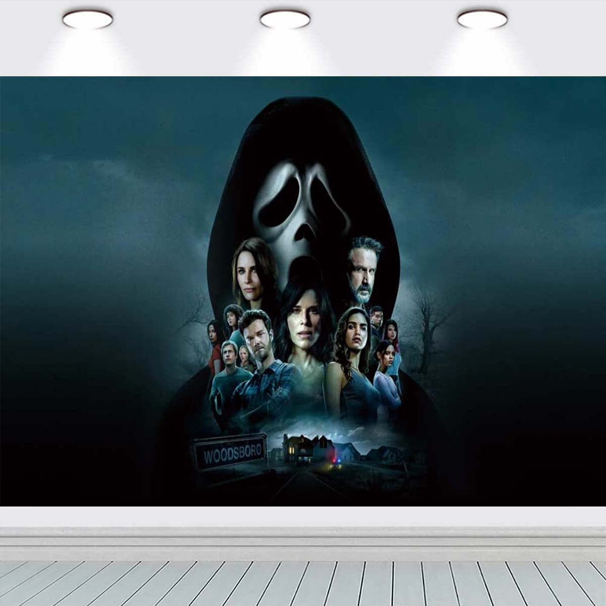 Scream Movie school Backdrop Party Supplies Taspestry Background Banner ...