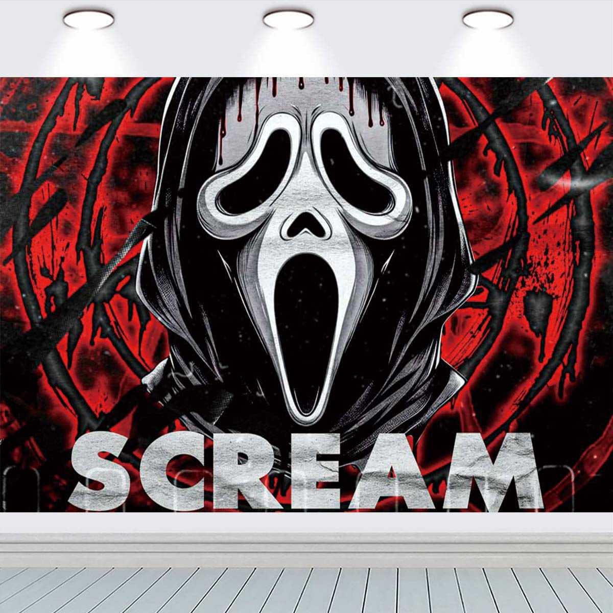 Scream Movie school Poster Backdrop Banner Party Supplies Birthday ...