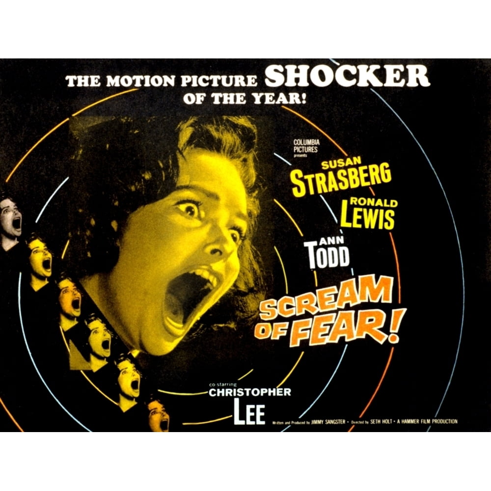 Scream Of Fear Susan Strasberg 1961 Movie Poster Masterprint (14 x 11 ...
