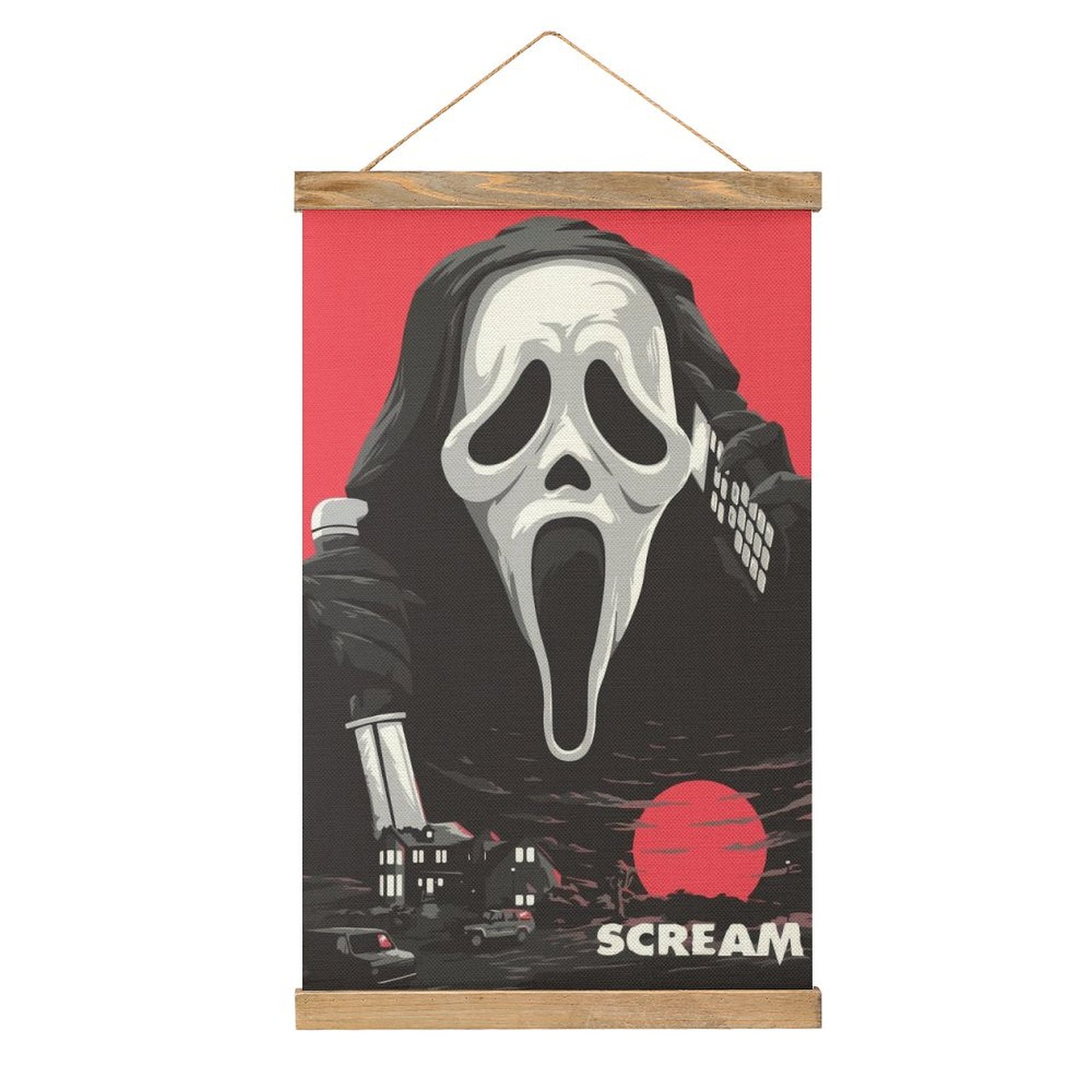 Scream Poster Artworks Canvas Poster Art Gifts Wall Art Canvas Poster ...