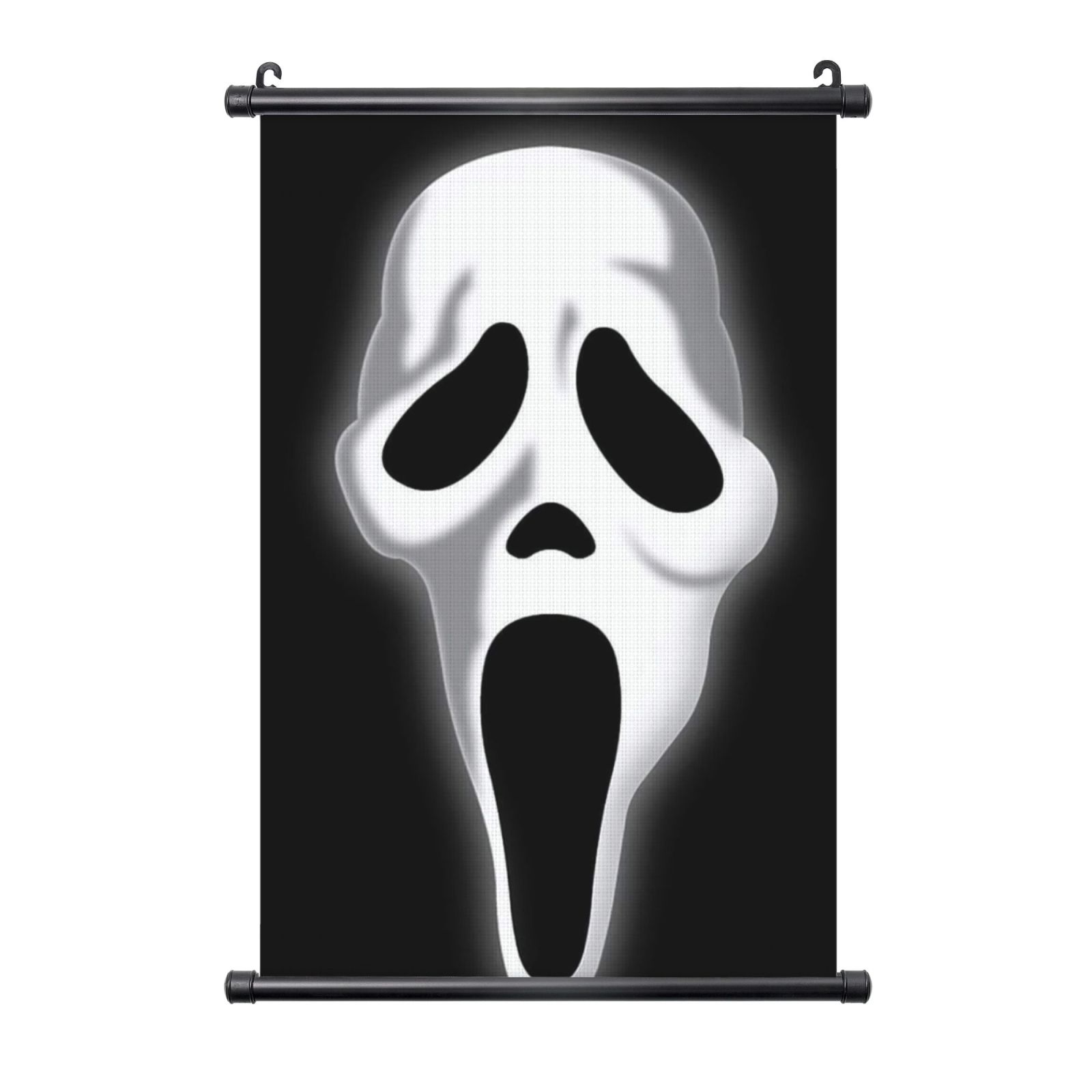 Scream Poster Plastic Shaft Wall Hanging Banner Artwork Canvas Wall Art ...
