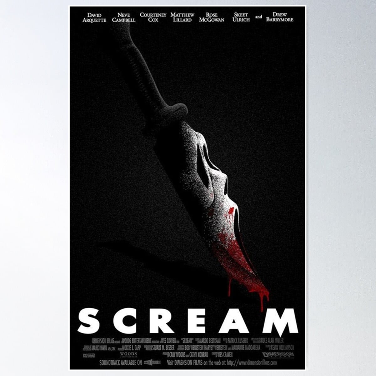 Scream Poster Poster Poster Wall Art, Modern Wall Decor For Living Room ...