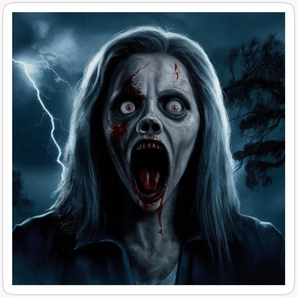 Scream Poster Sticker Phone Decal Water Bottle Stickers Car Decals ...