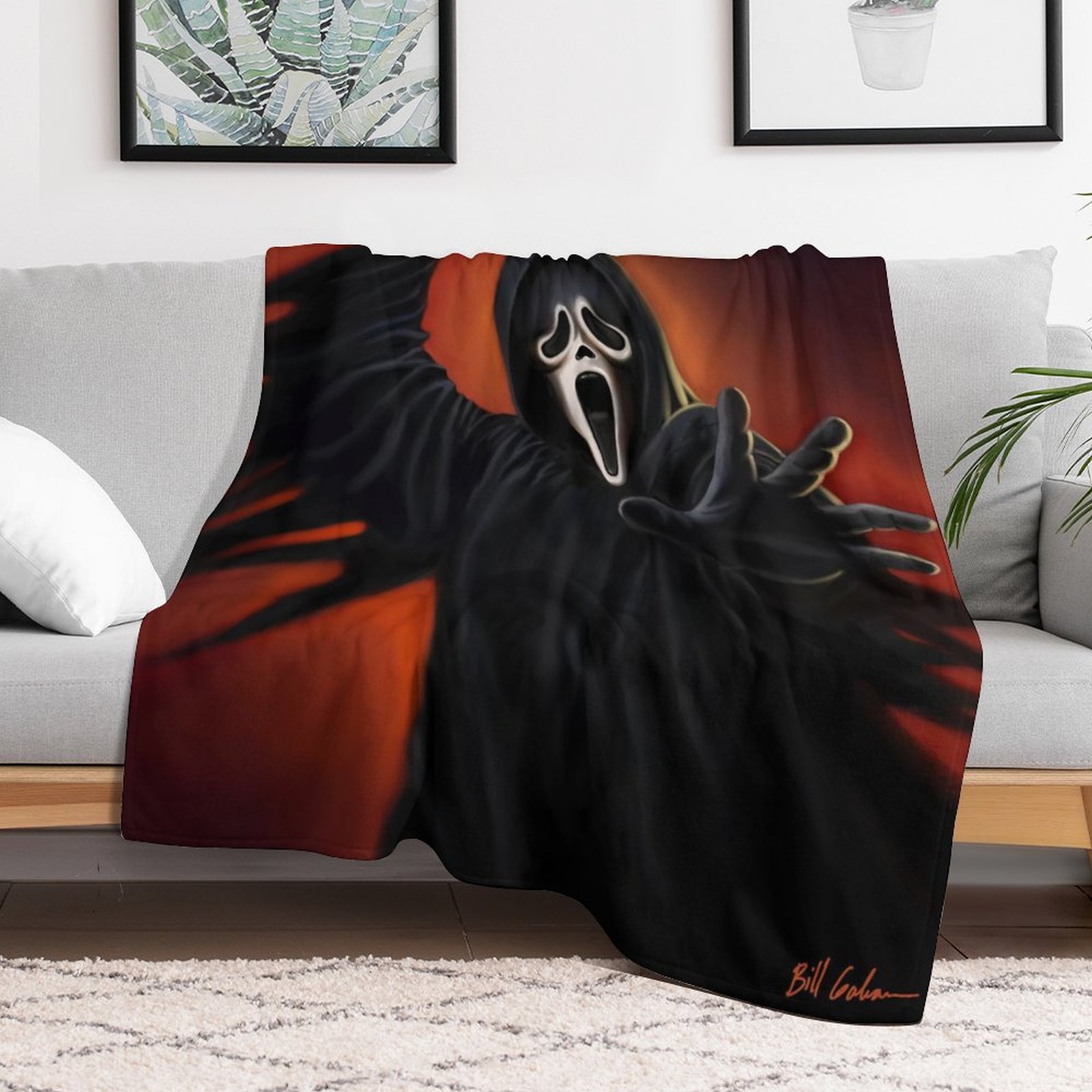 Scream Queen Size Blanket, Gifts for Girls And Boys, Super Soft ...