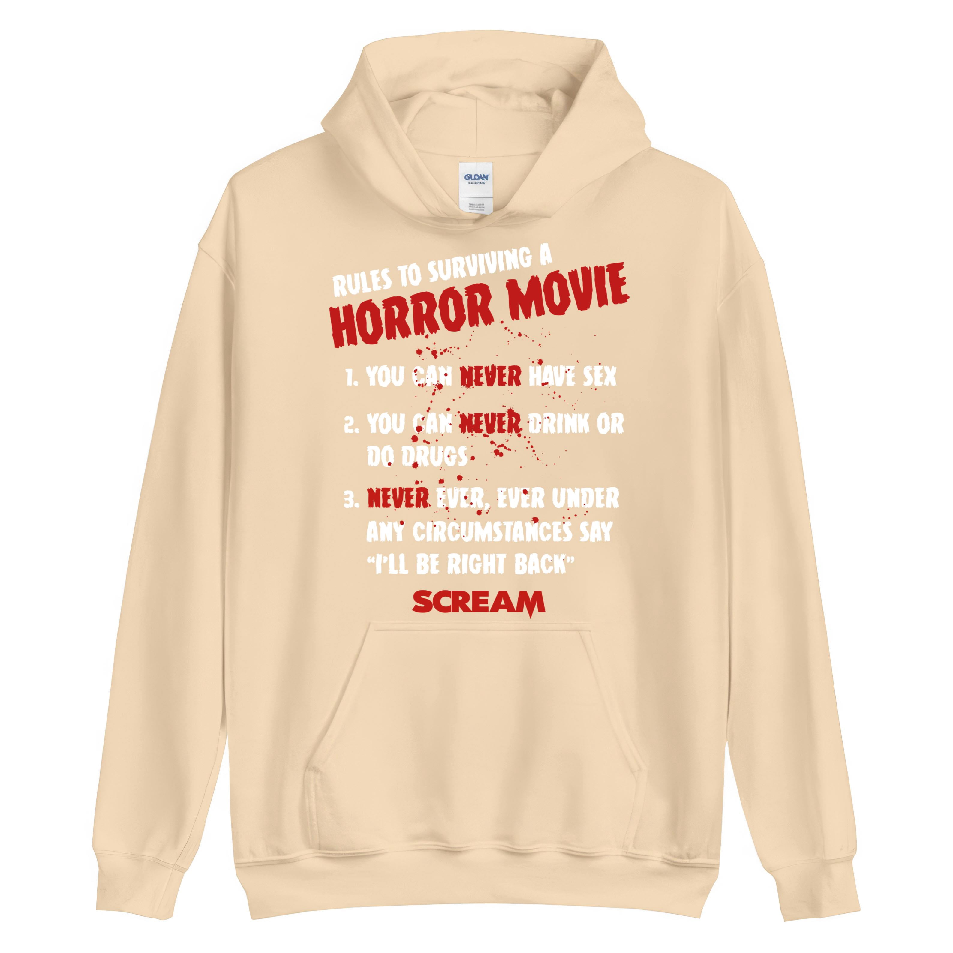 Scream Rules T Shirt Licensed Horror Movie Retro Classic Scary Tee New ...