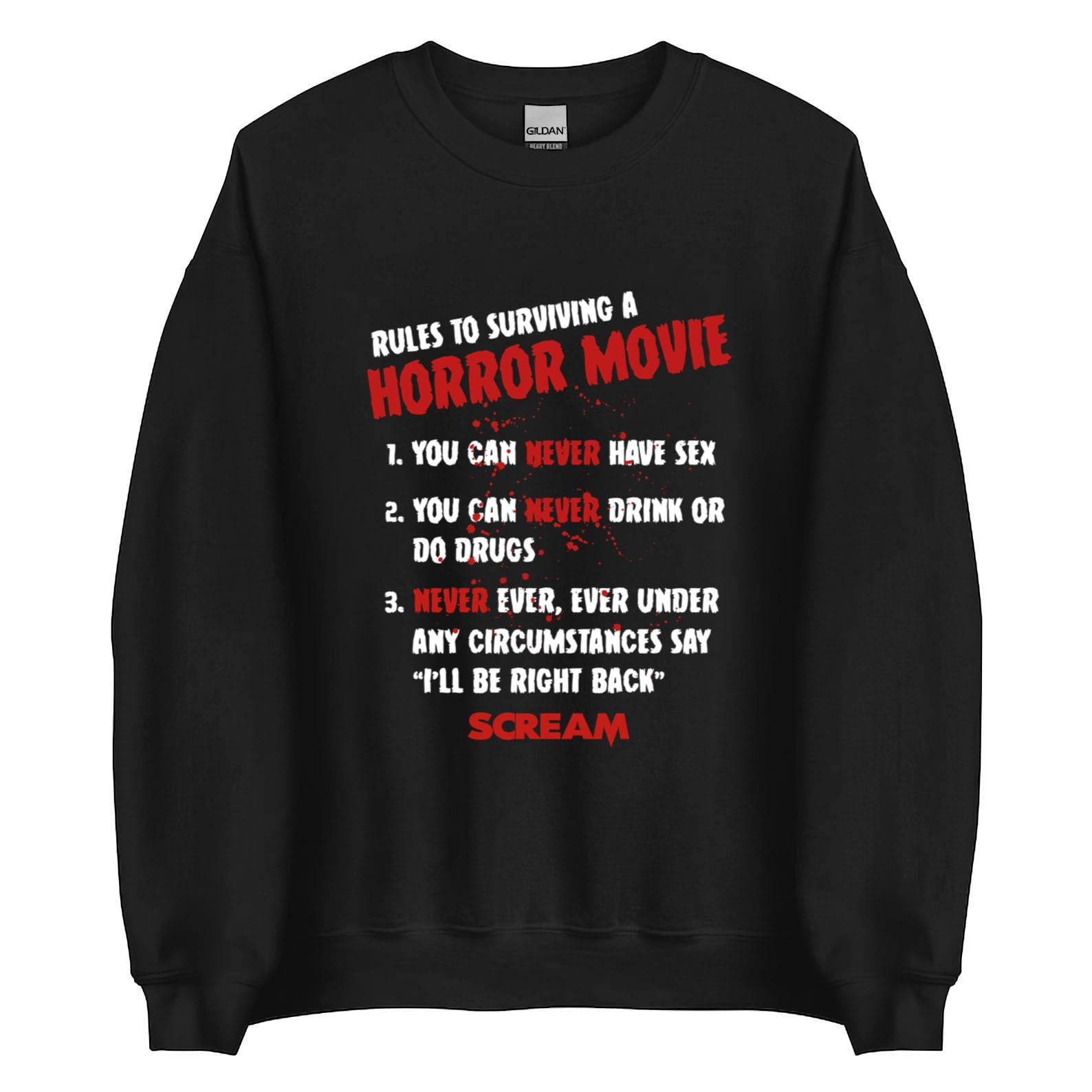 Scream Rules T Shirt Licensed Horror Movie Retro Classic Scary Tee New ...