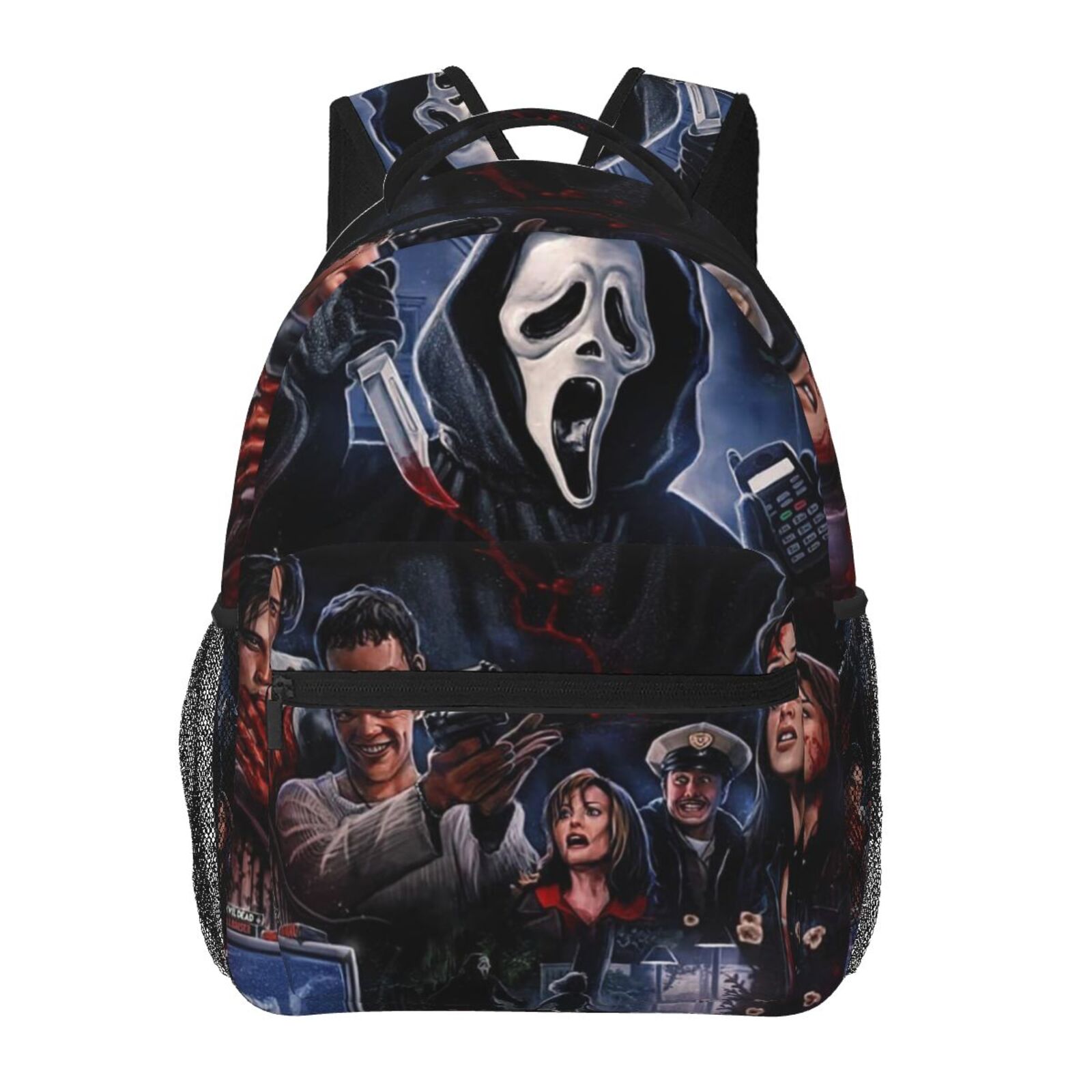 Scream Scary Movie Casual Backpack Schoolbag Large Capacity Daypack ...