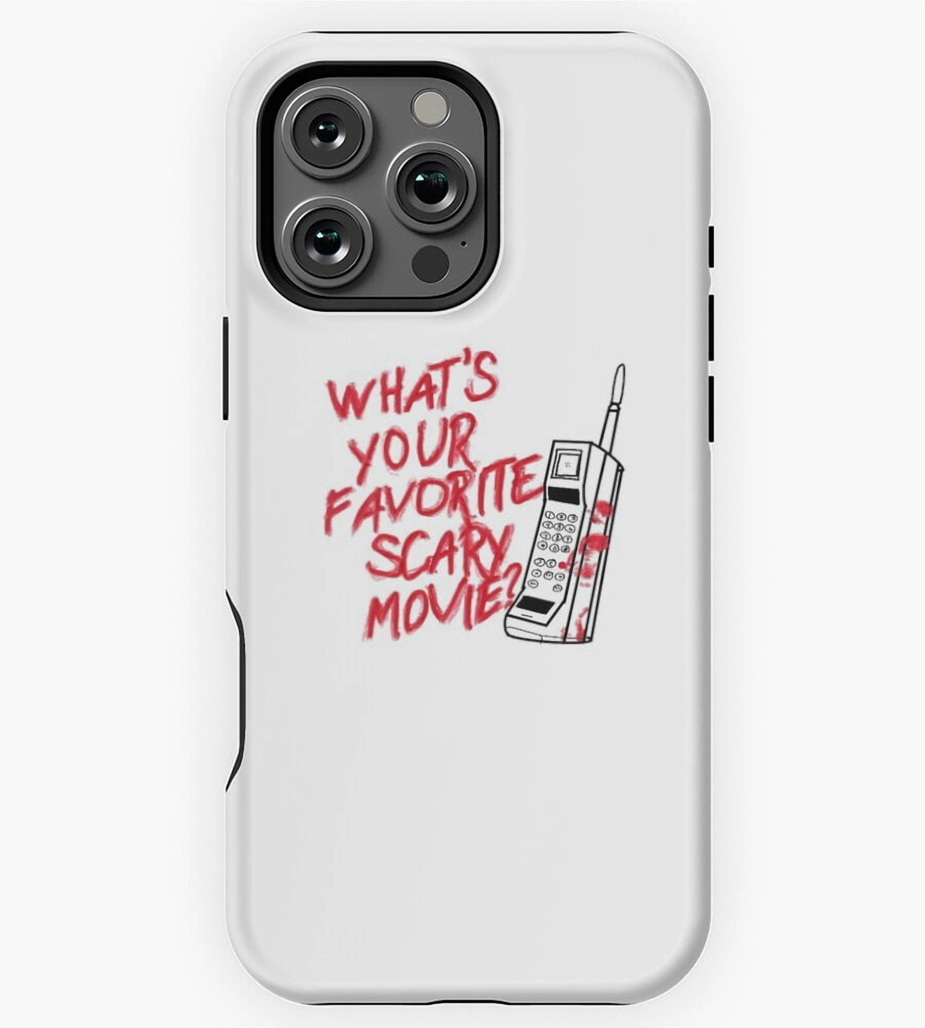 Scream Scary Movie Ghostface Art GA1469 Phone Case for iPhone 11 to 17 ...